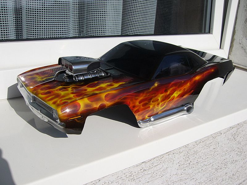 How to Paint True Fire for RC Car Bodies - Airbrushing, Airbrush ...