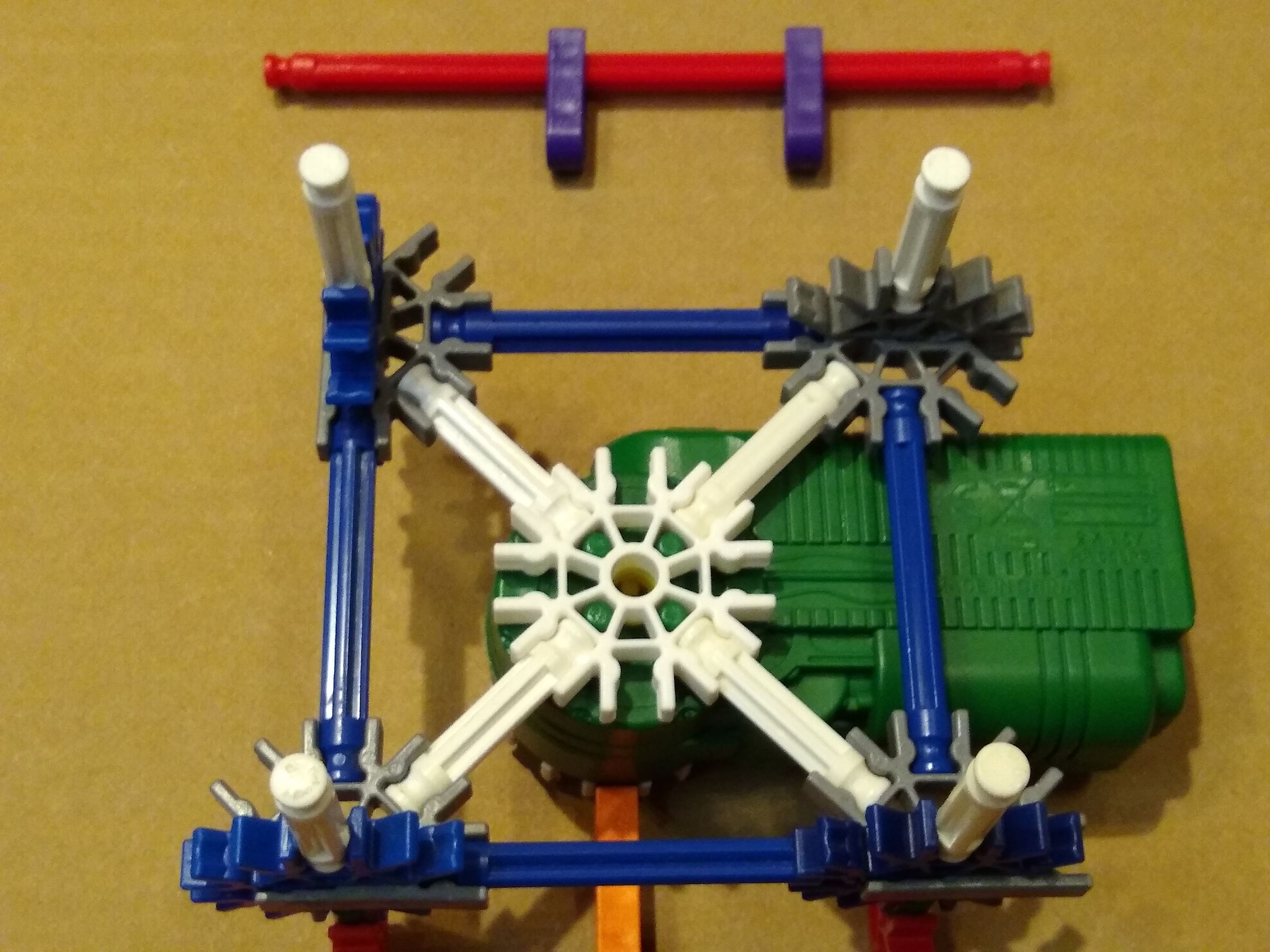 Knex and Origami Flapping Bird Automata : 11 Steps (with Pictures ...