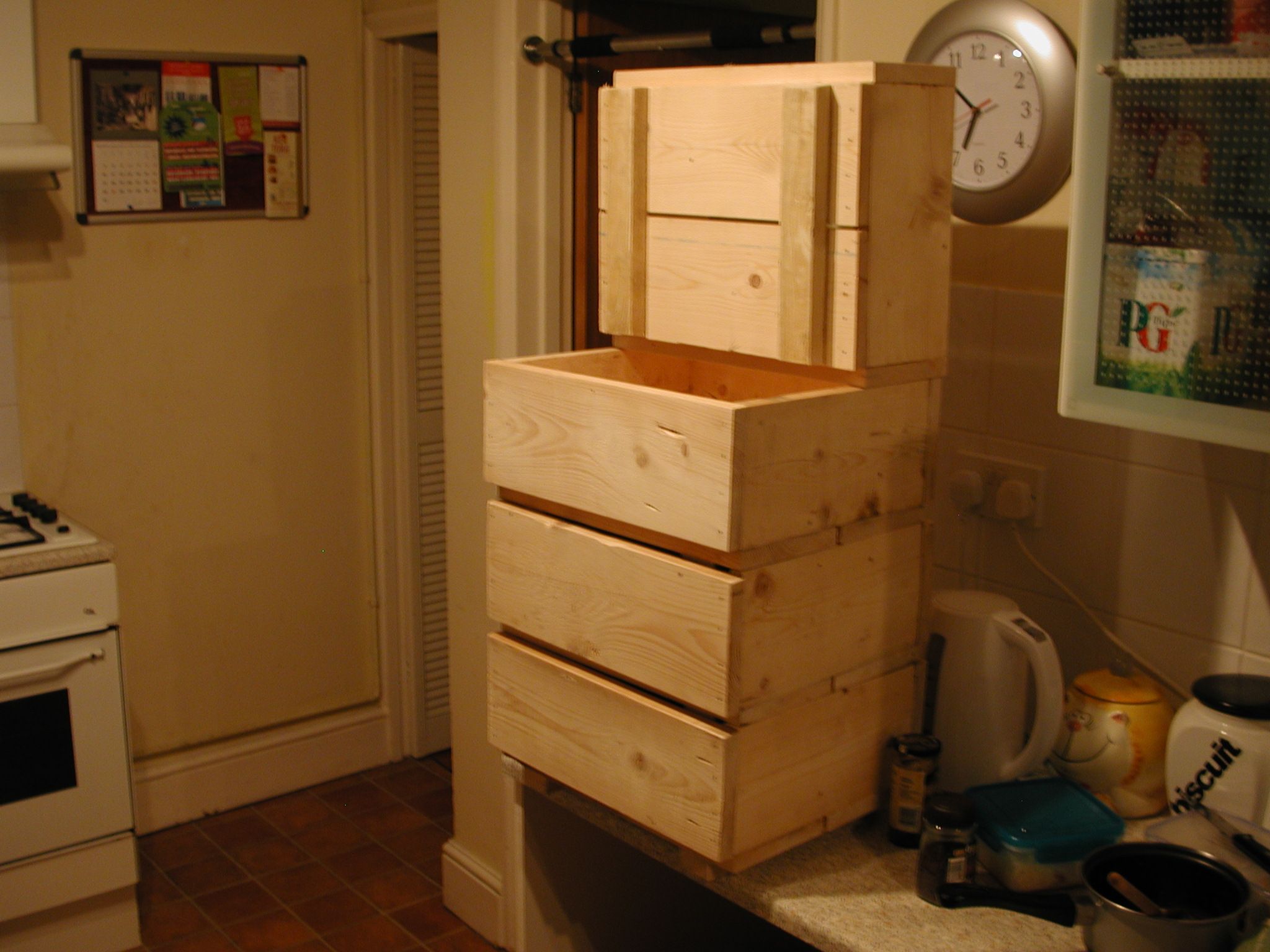 Vegetable Boxes Recyled Wood Stackable Happy Eating - Instructables