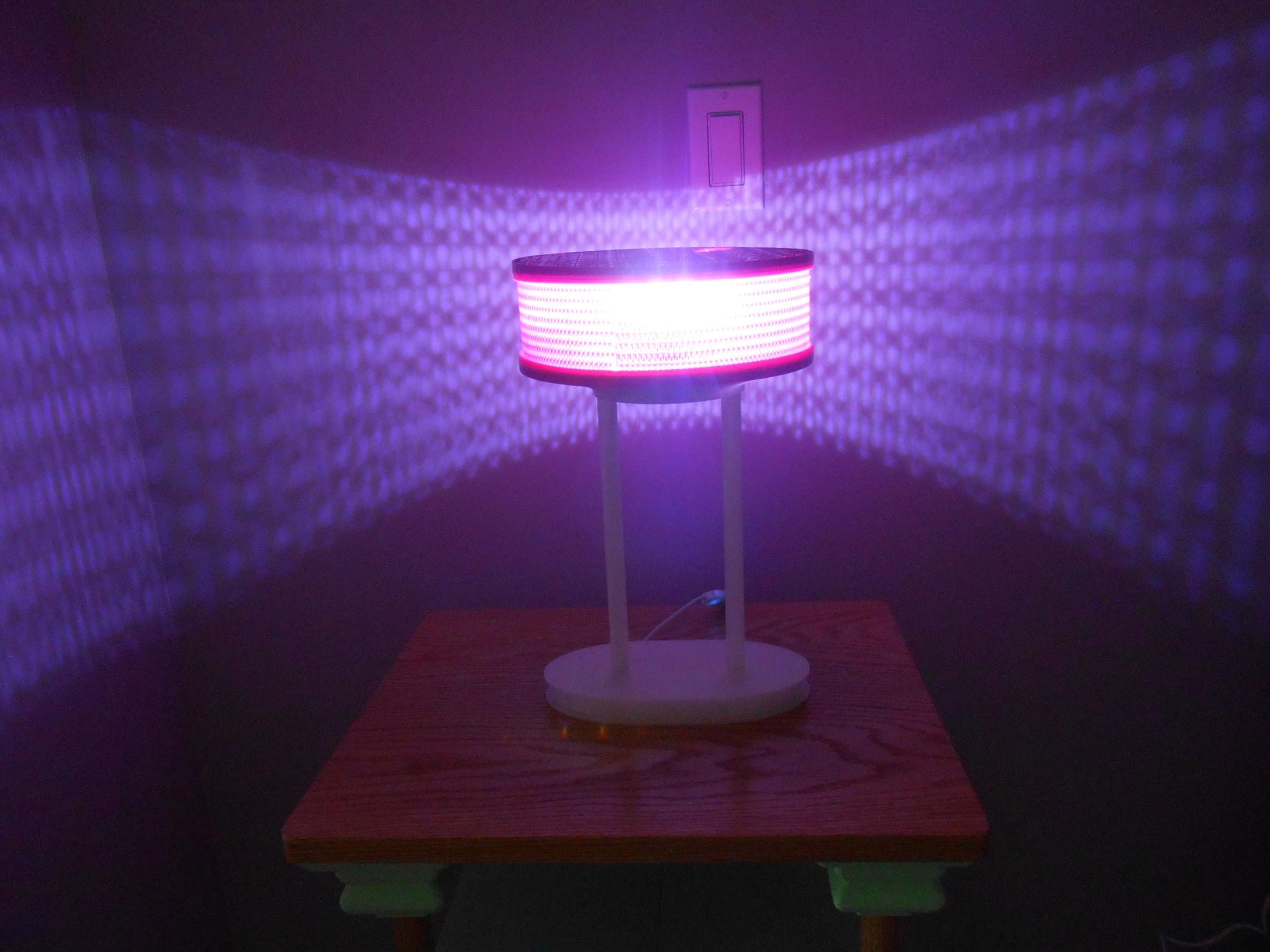 Hinge Shade Empty Filament Spool Lamp : 5 Steps (with Pictures ...