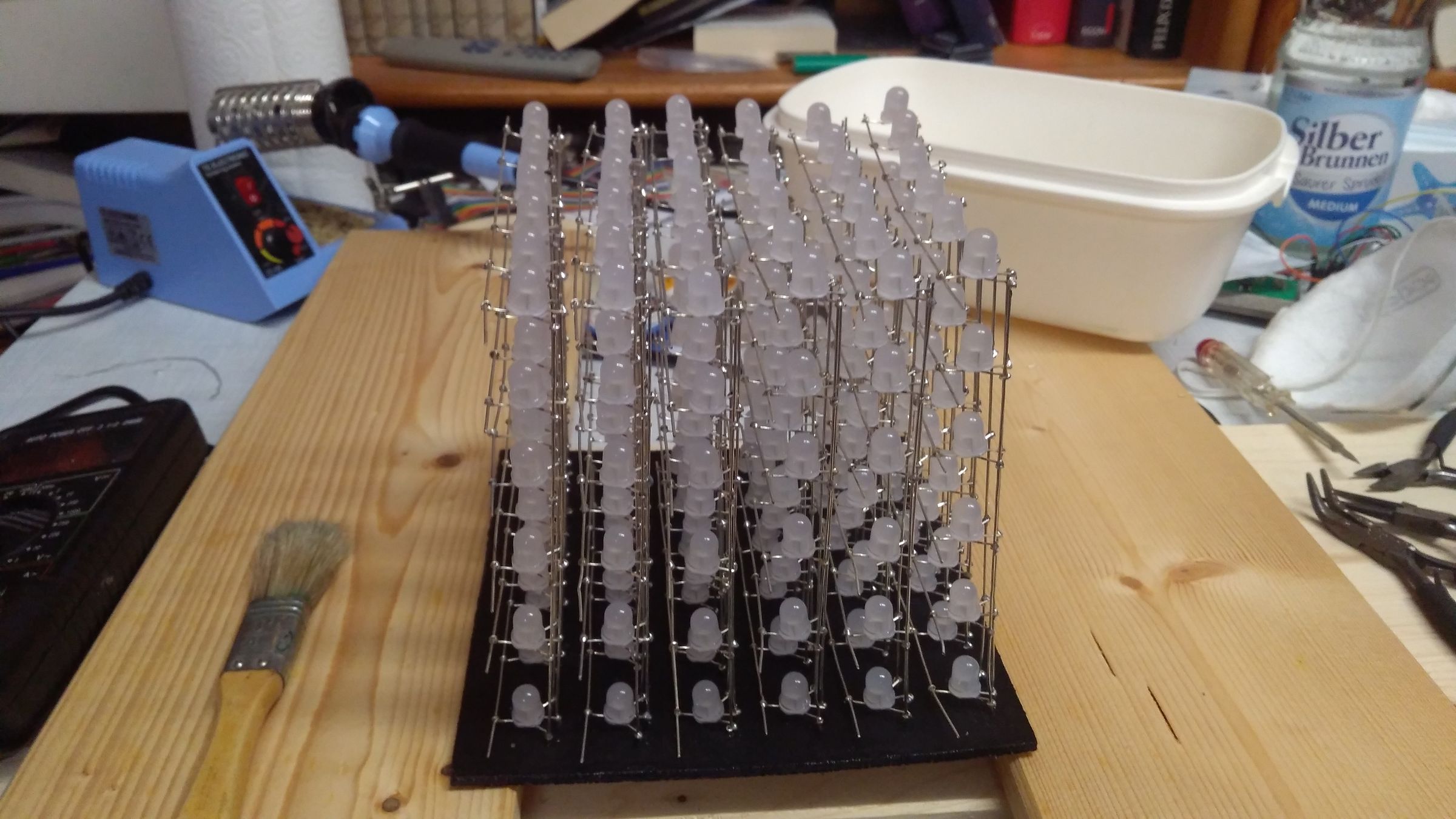 RGB LED Cube With Bluetooth App + AnimationCreator : 14 Steps (with ...