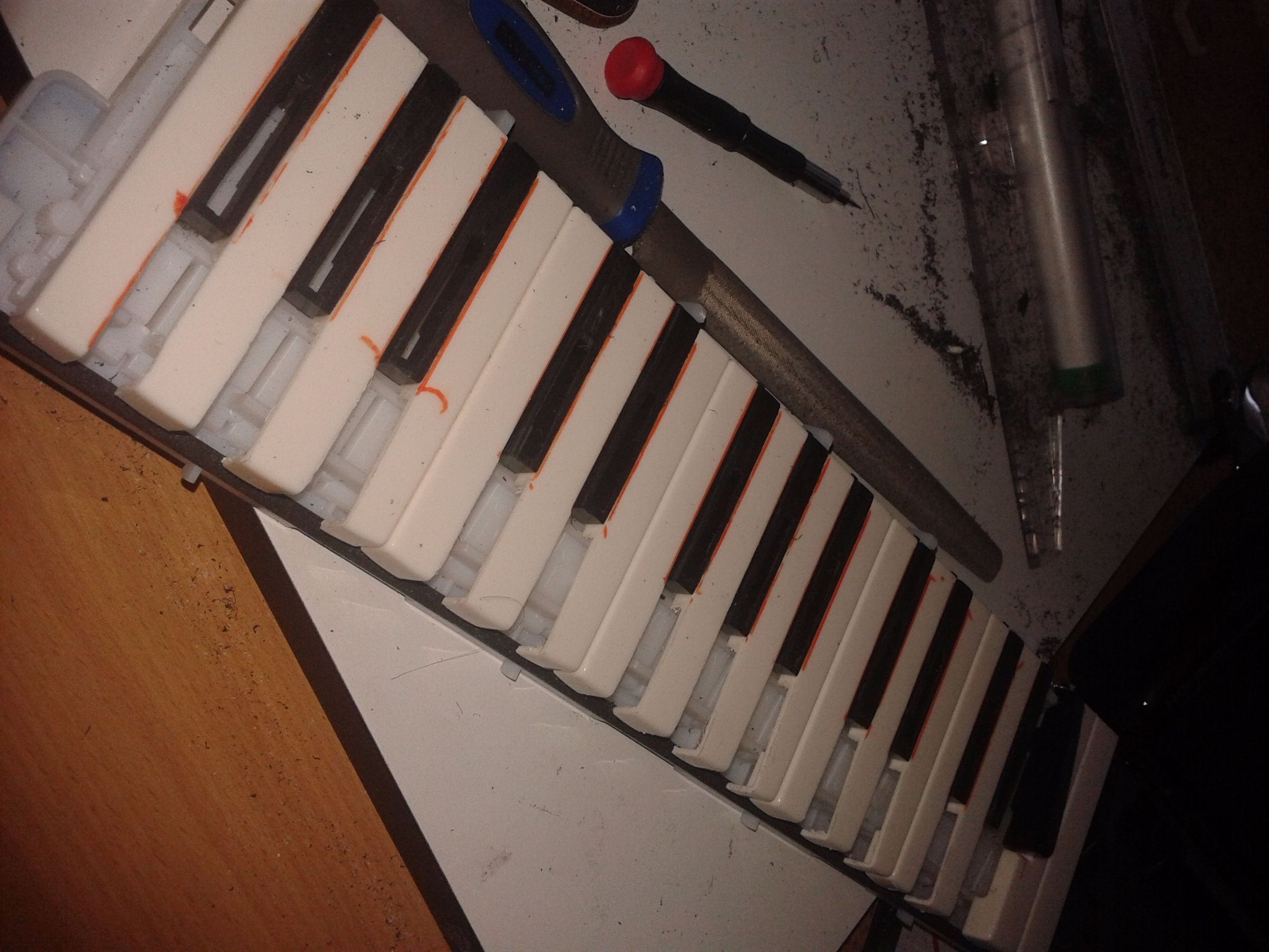 Uniform Keyboard (Jankó Keyboard) Melodica/Pianica Conversion : 6 Steps ...