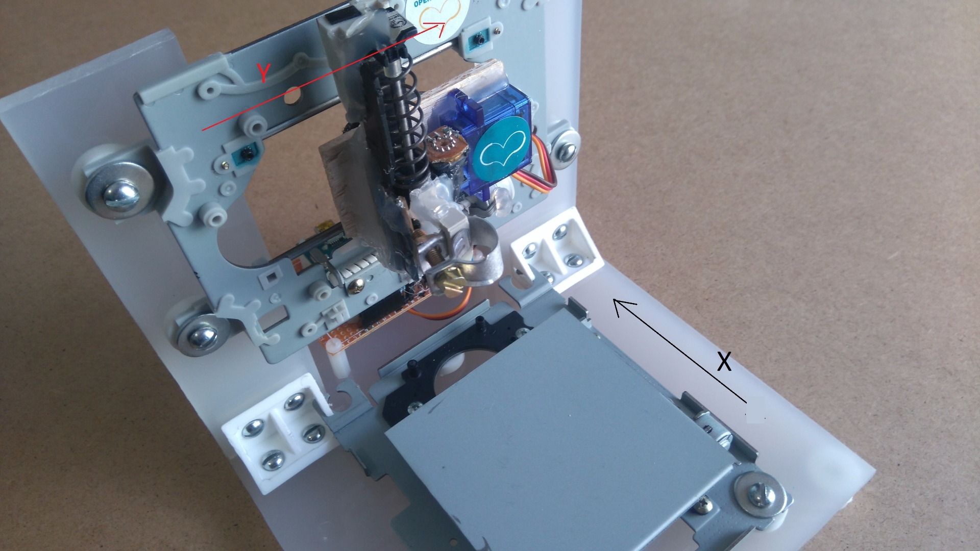 Arduino Mini CNC Plotter Machine From Dvd Drives : 10 Steps (with ...