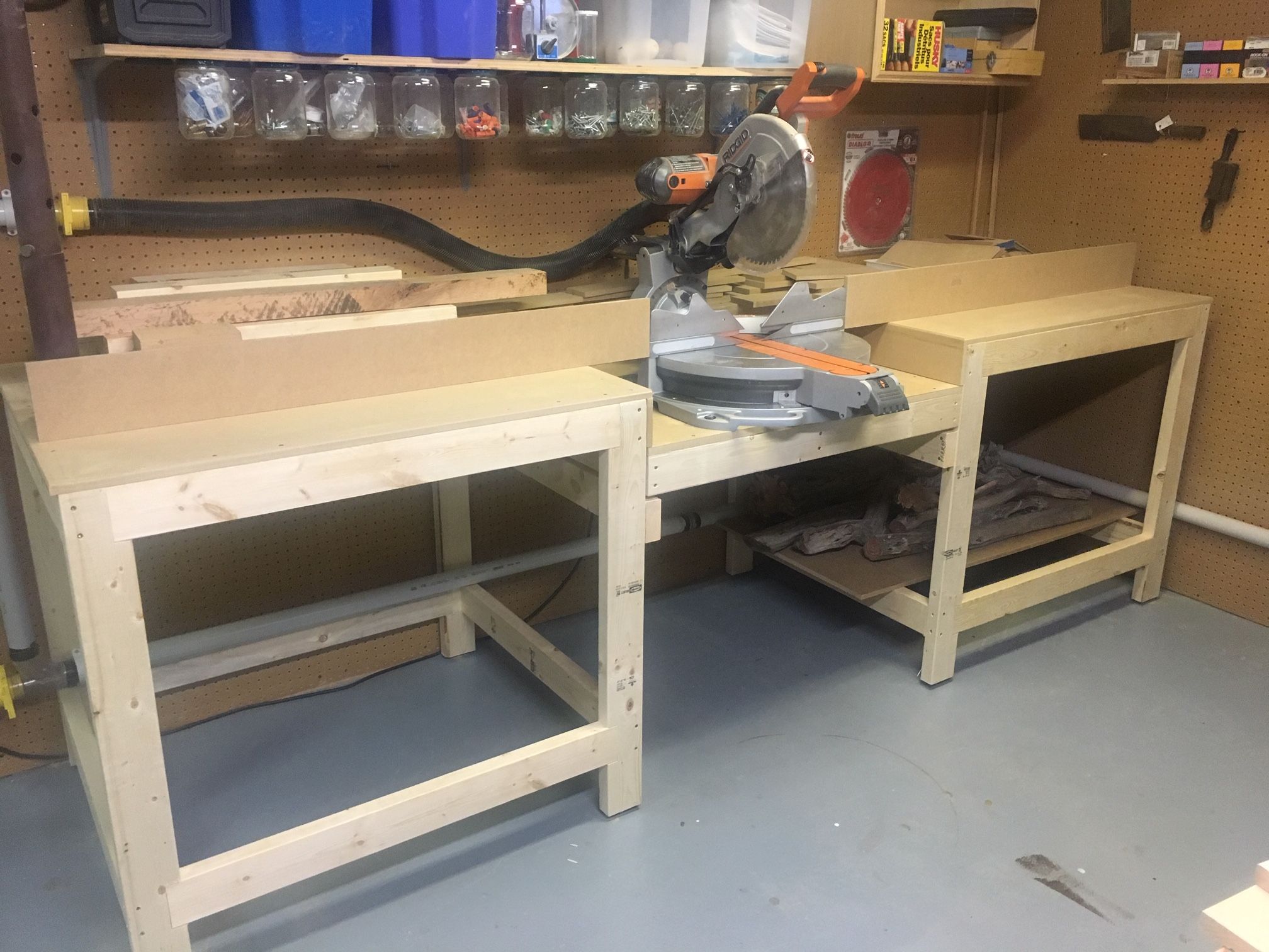 Miter Saw Station (plans Available) : 10 Steps (with Pictures ...