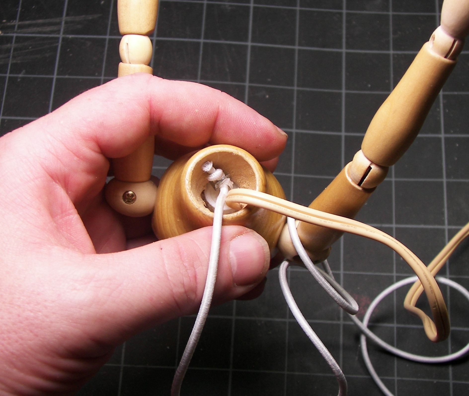 Wood Manikin Figure Lamp With IPad - a DIY Tutorial : 10 Steps (with ...