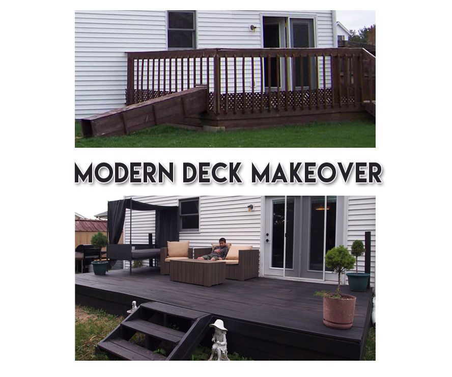 Modern Deck Makeover - on a Budget : 3 Steps (with Pictures ...
