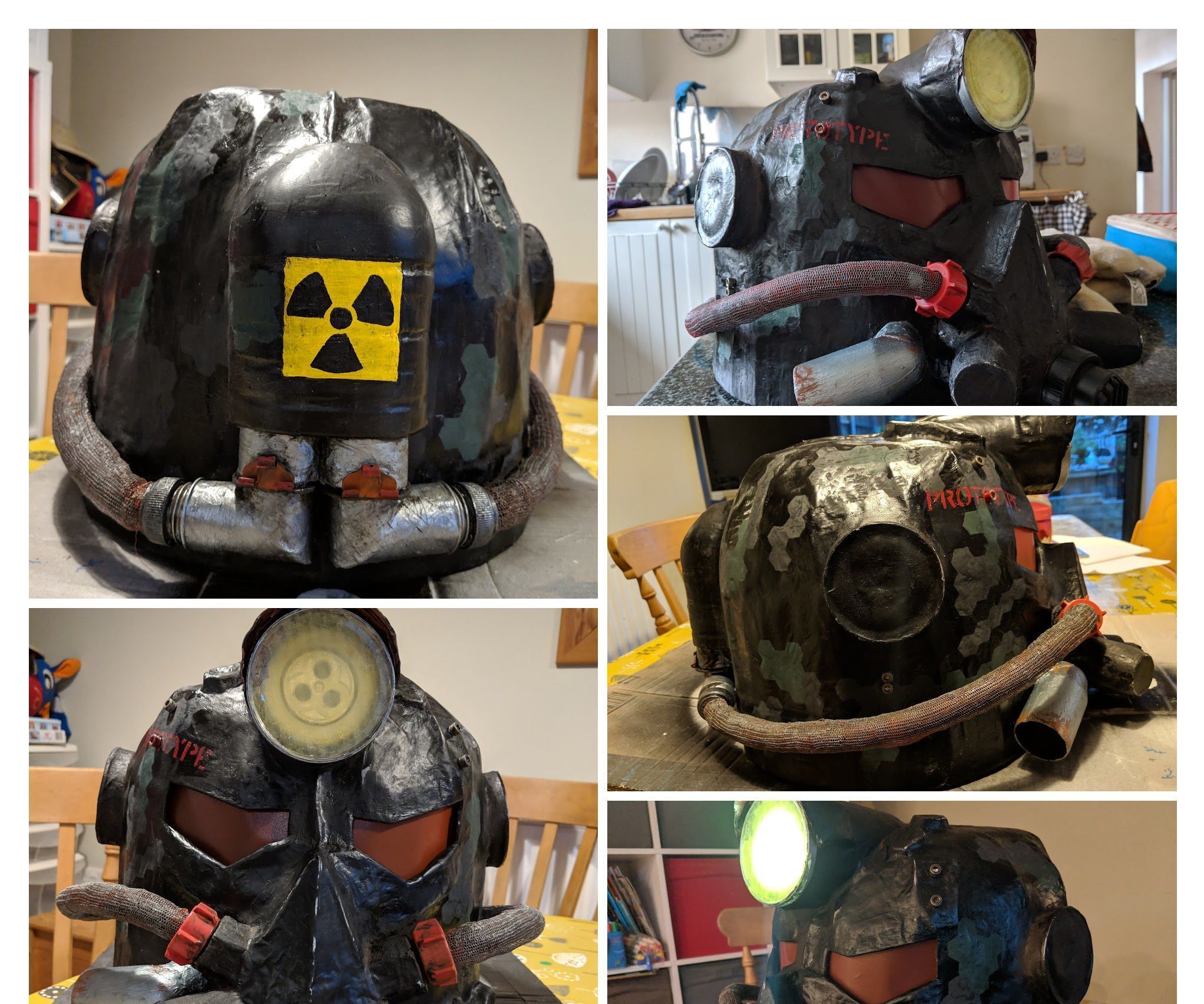 Recycled Power Armour Helmet : 19 Steps - Instructables