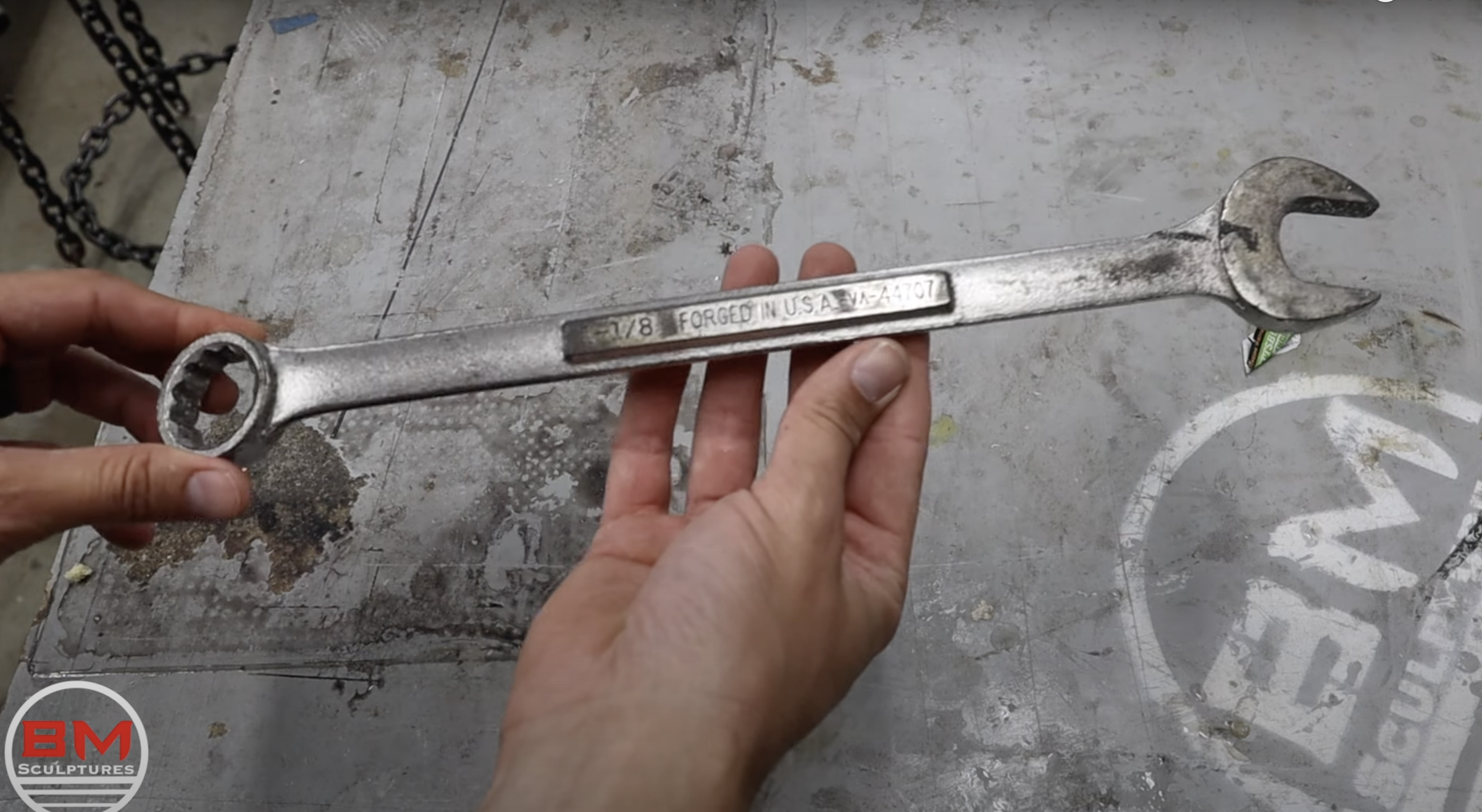 Turning a Old WRENCH Into a SWORD : 9 Steps (with Pictures) - Instructables