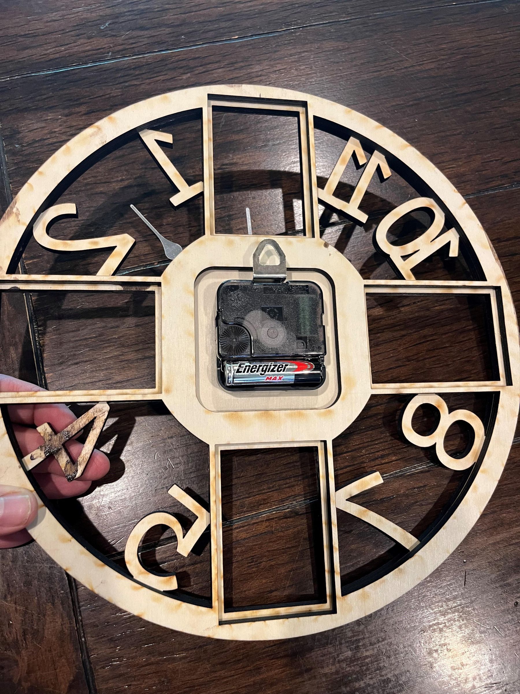 Custom Wooden Clock With Incorporated Picture Frames : 15 Steps (with ...