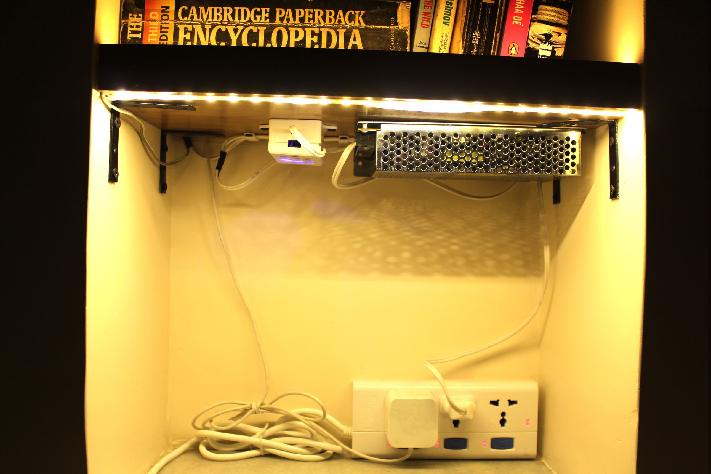 Alexa Controlled Bookshelf Lighting : 15 Steps (with Pictures ...