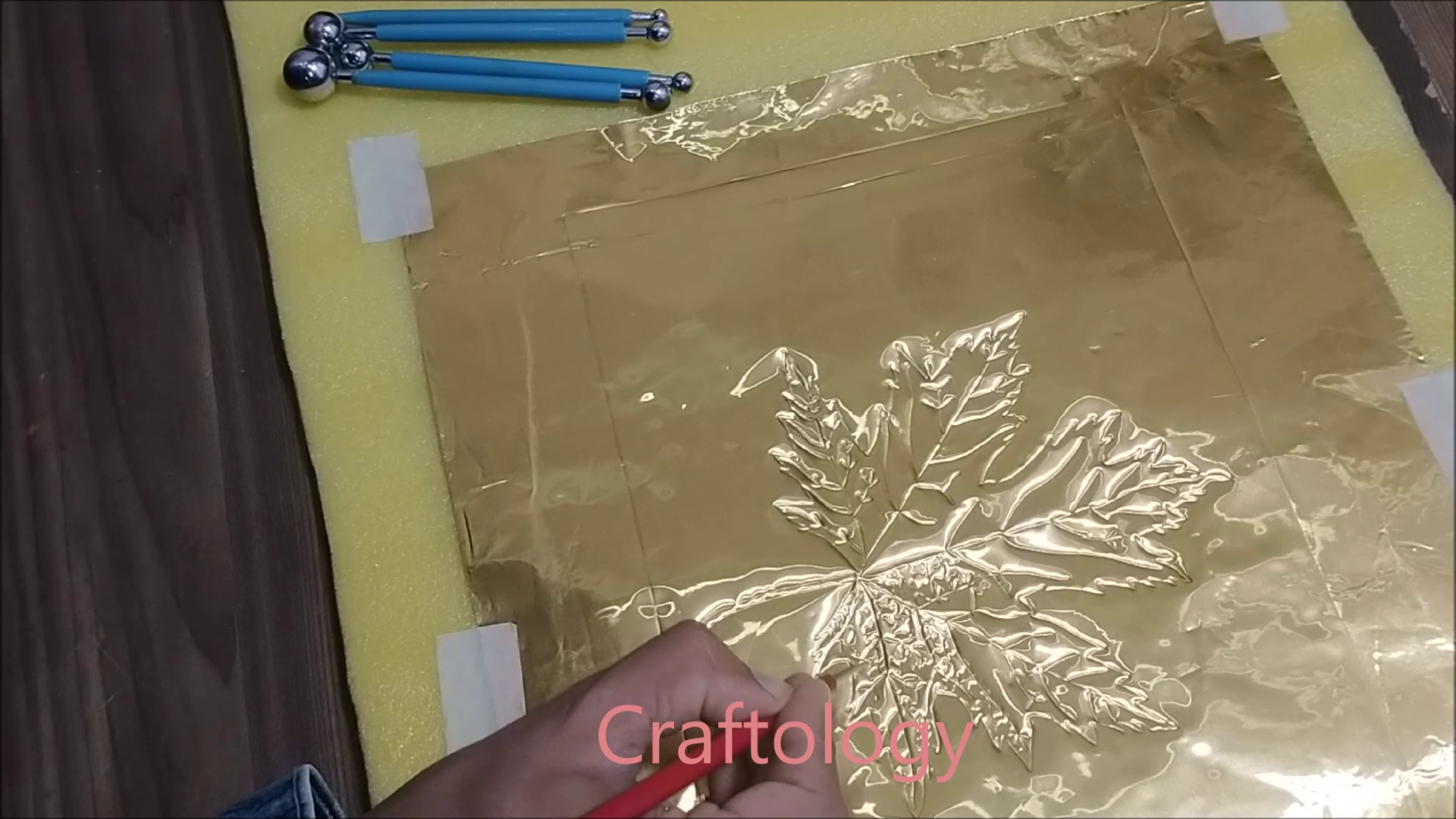 How to Make Maple Leaf Embossed Painting : 4 Steps (with Pictures ...