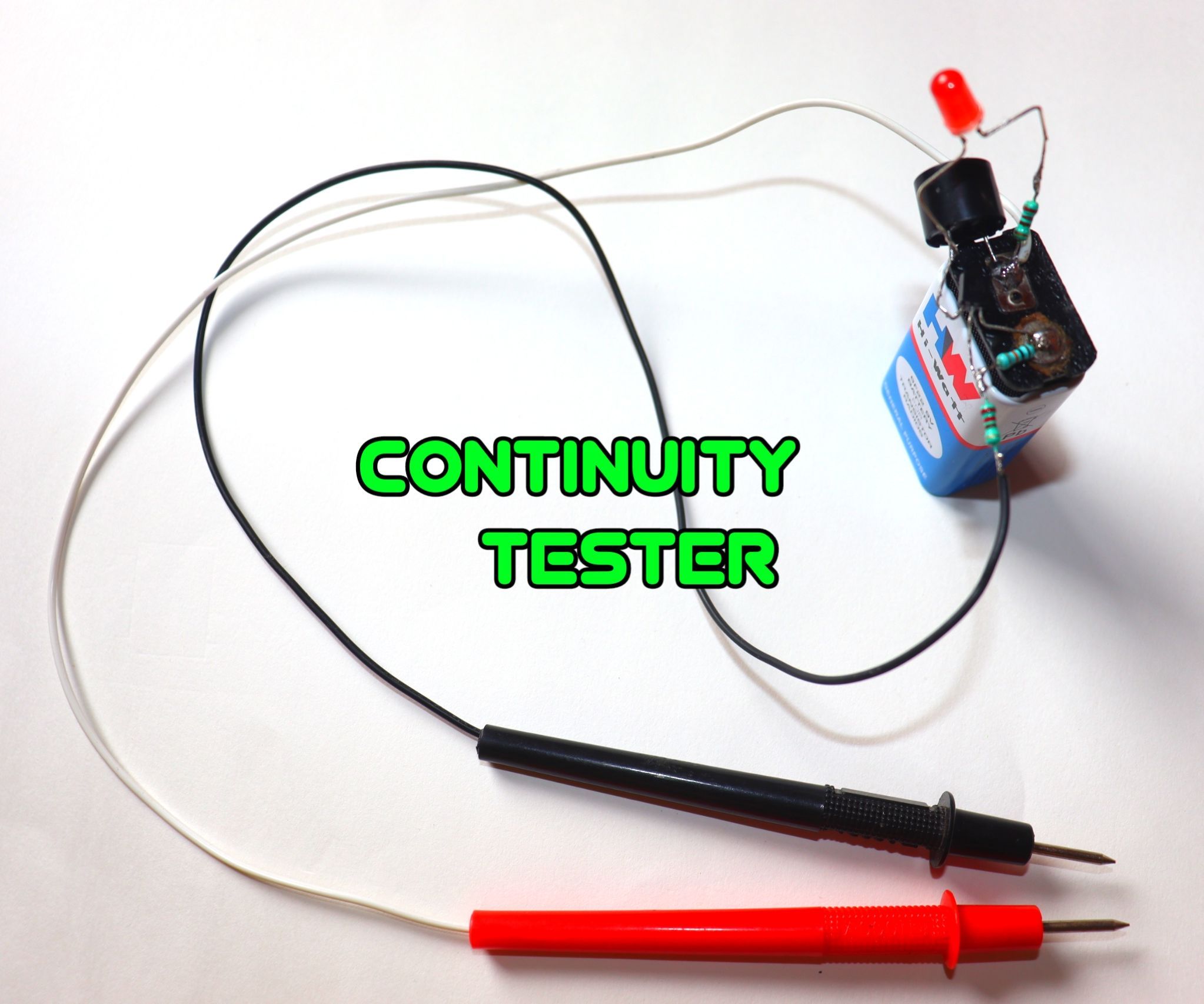 How to Make Continuity Tester Using BC547 Transistor : 10 Steps ...