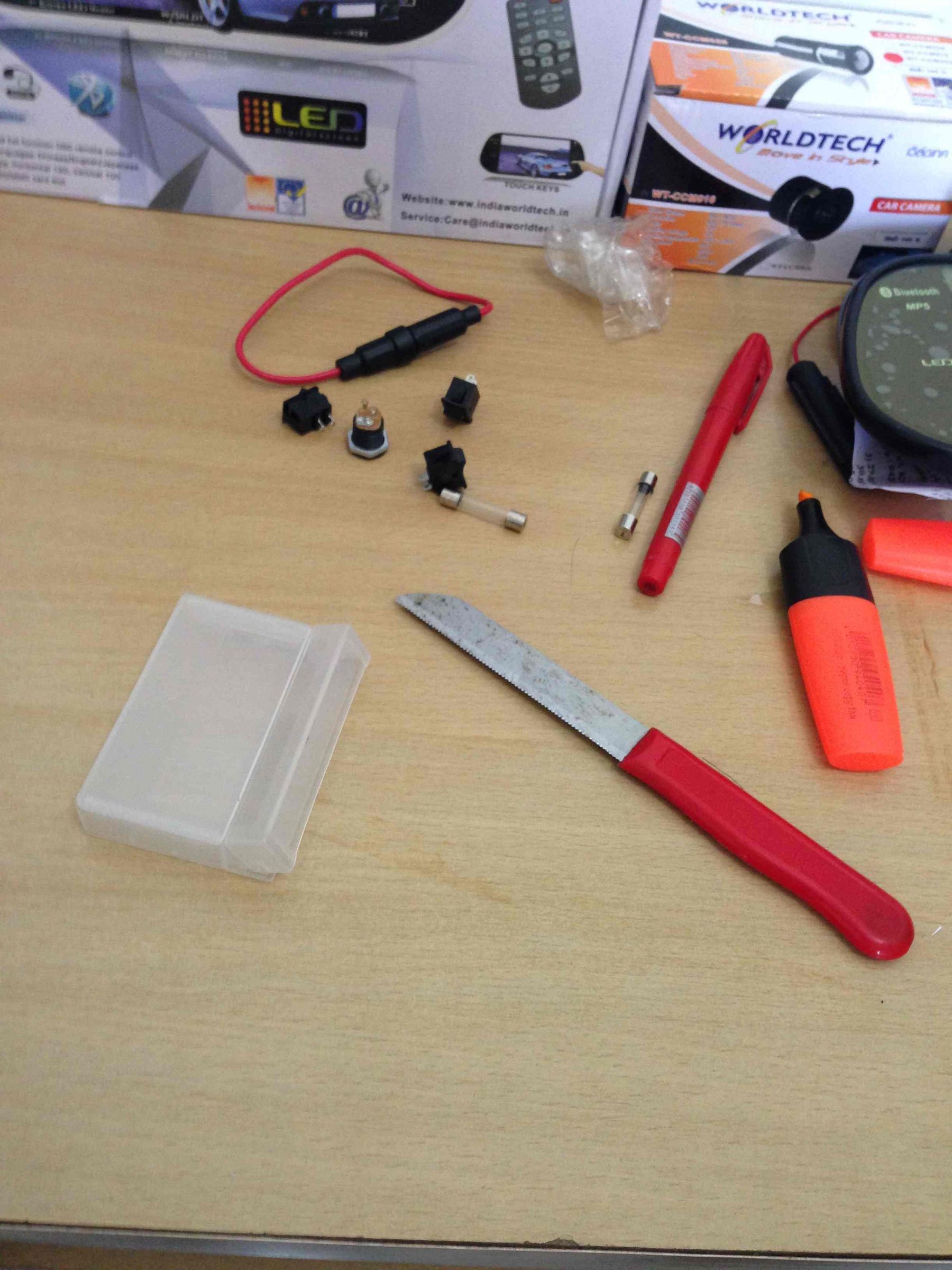 Simple Small Switch Box for Electronic Projects DIY-Mini DV Cassette ...