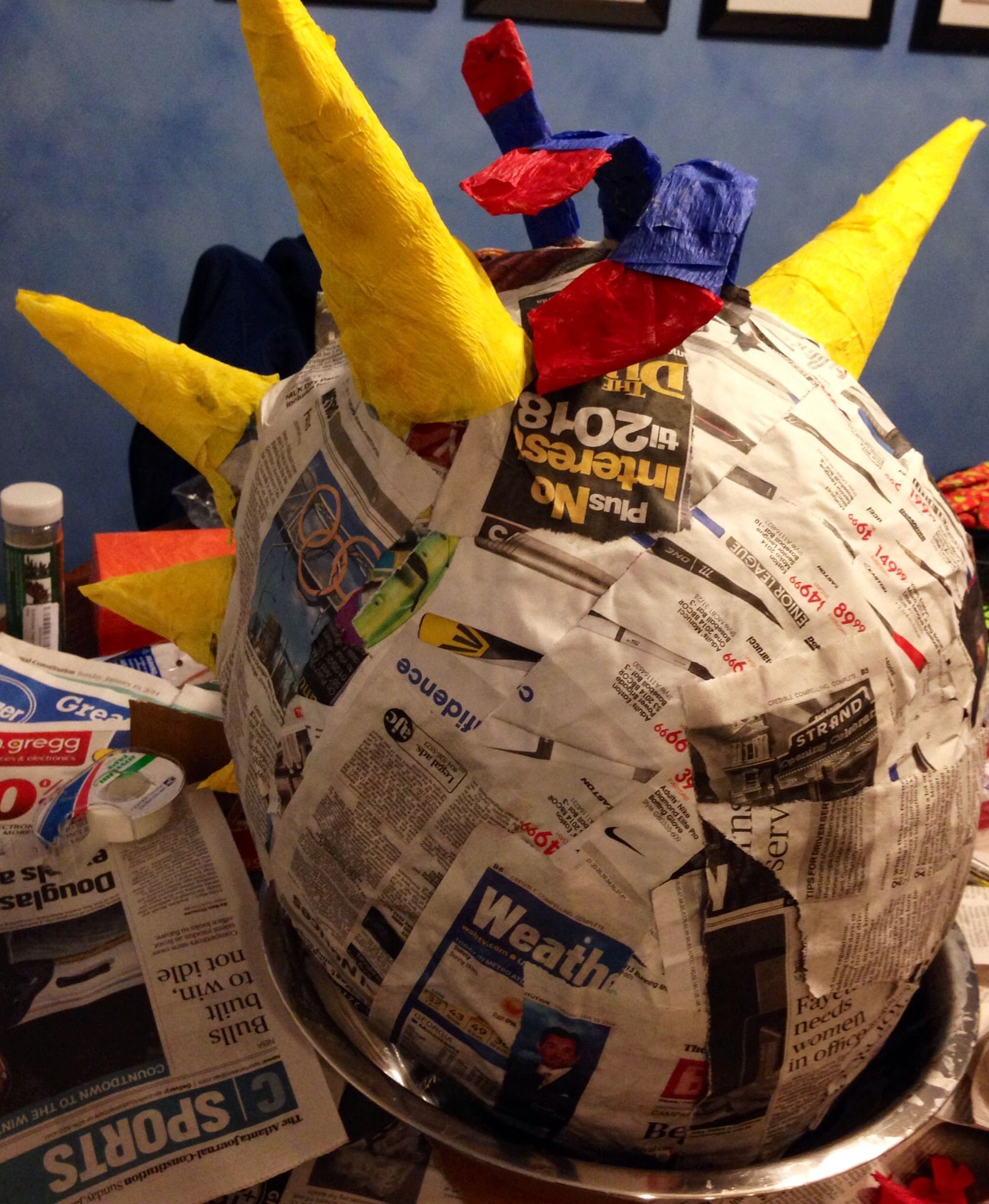 Skylander Wrecking Ball Piñata : 7 Steps (with Pictures) - Instructables