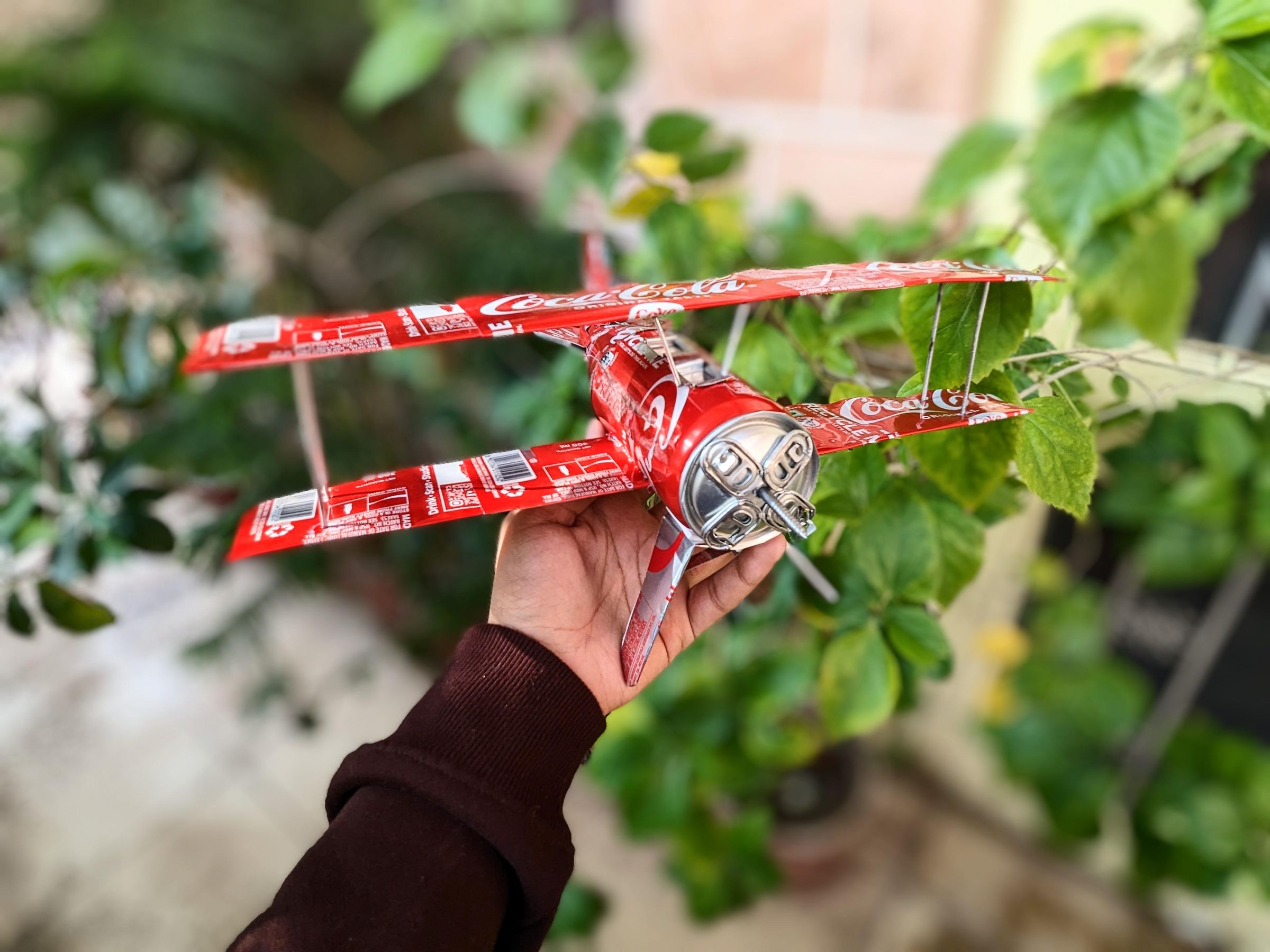 Recycled Soda Can Airplane Project for STEM Education : 8 Steps ...