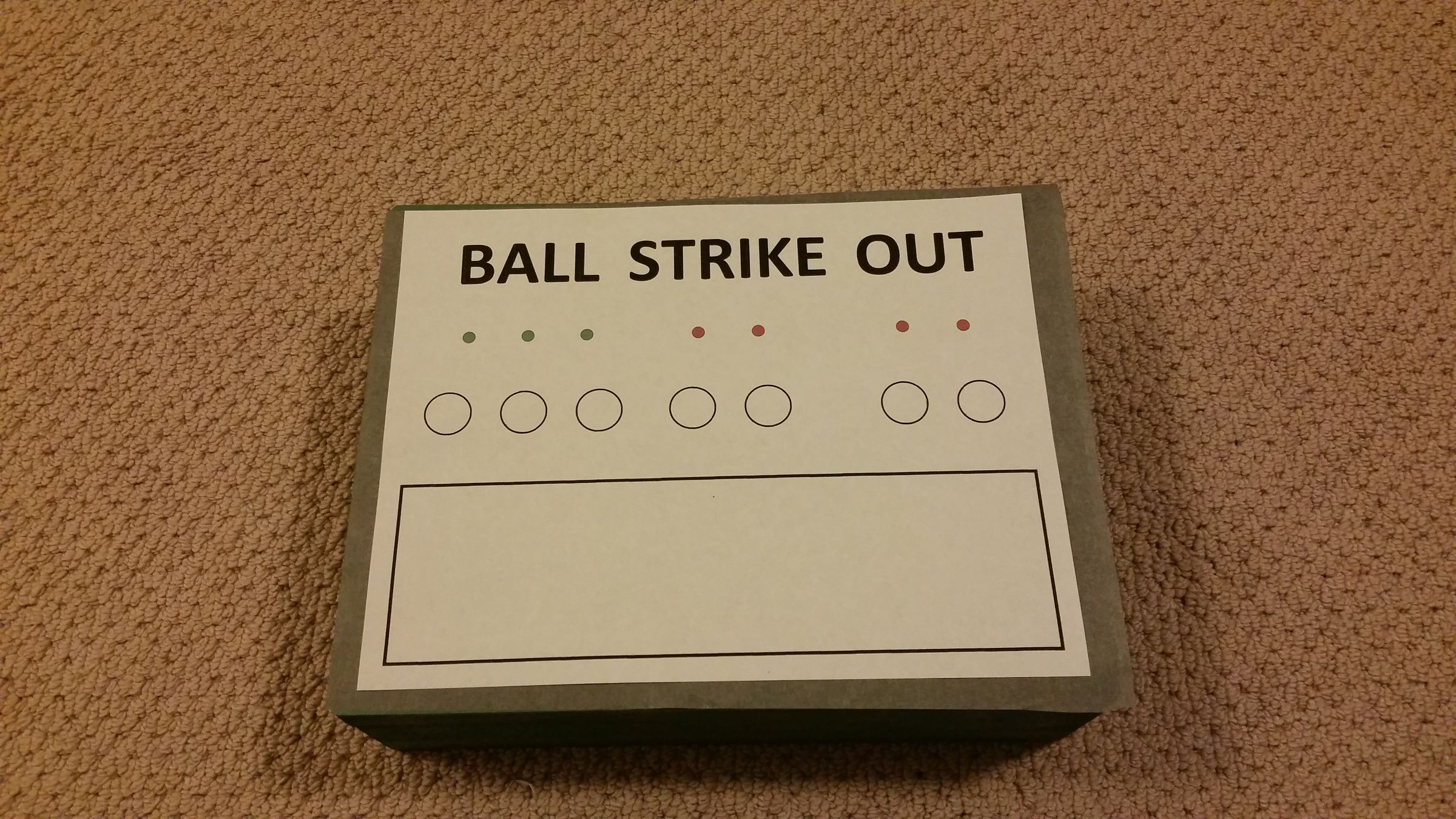 Children's LED Baseball Scoreboard Toy : 8 Steps - Instructables
