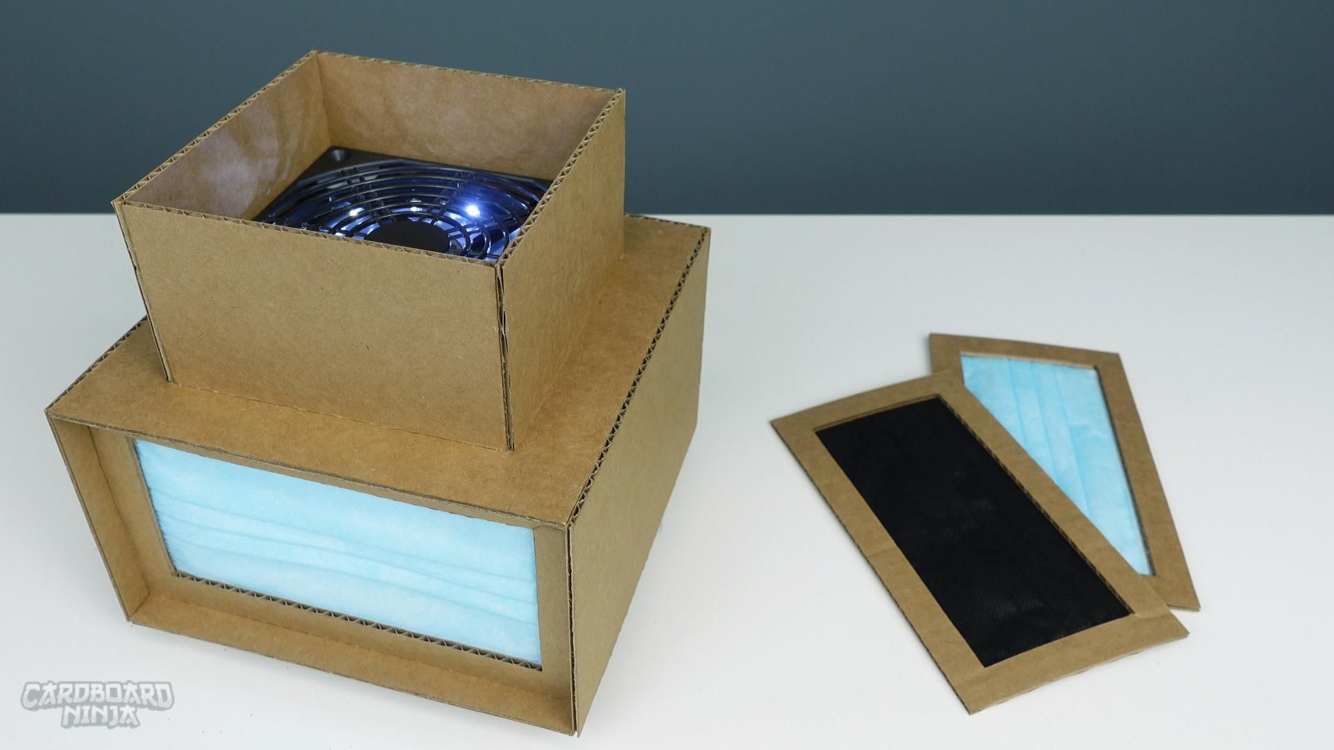 DIY Air Purifier From Cardboard & Masks : 10 Steps (with Pictures ...