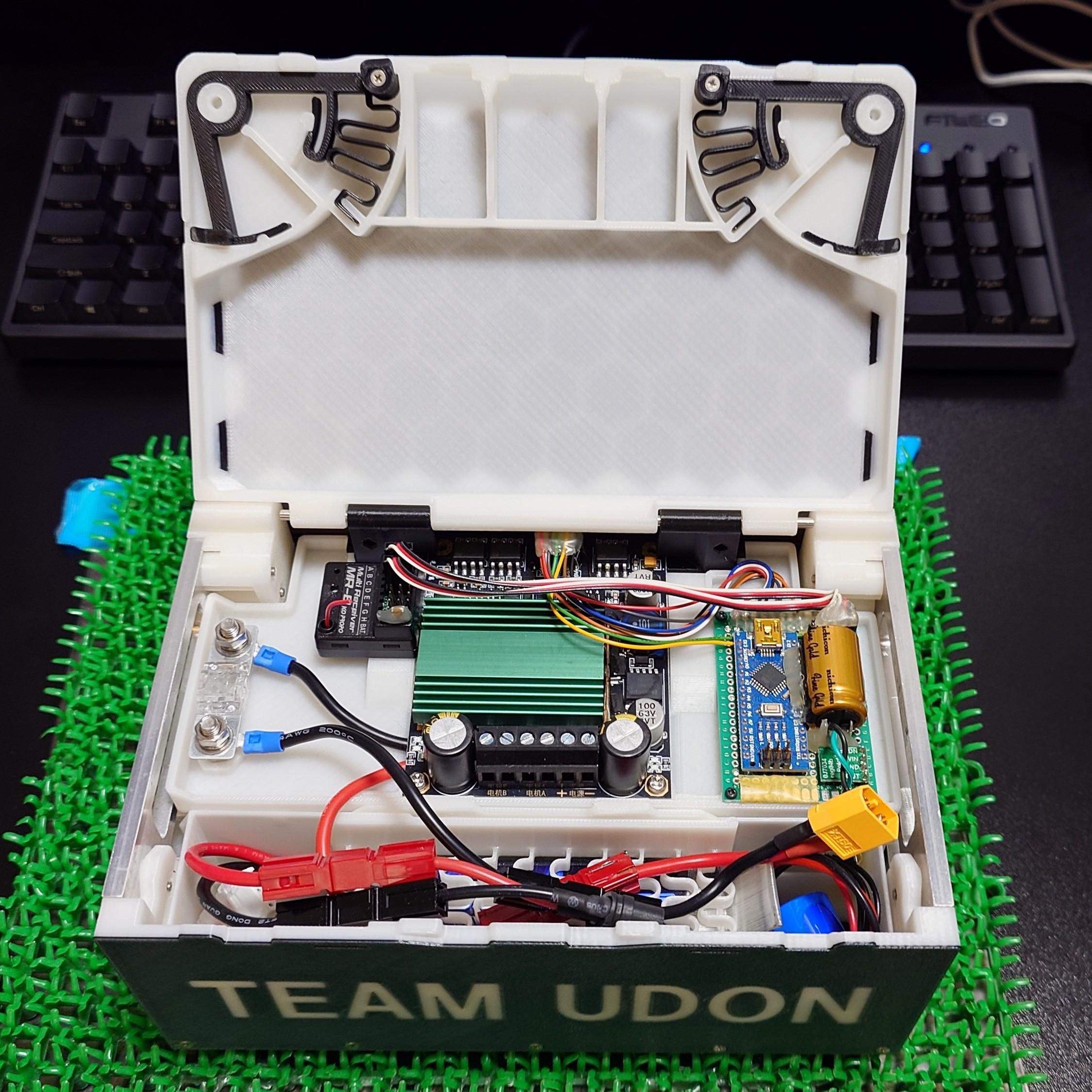 3DP and CNC Create a Mega Sumo Robot With Mabuchi Motors : 15 Steps ...