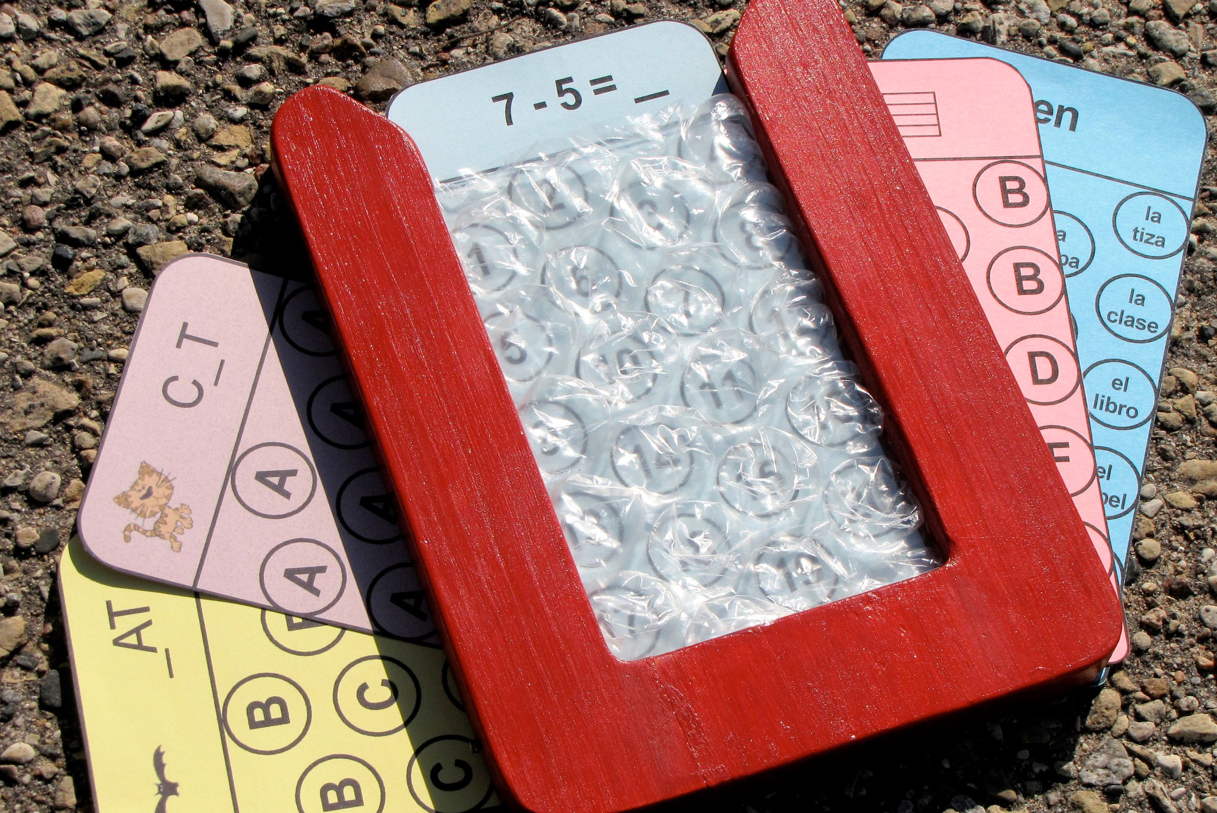 Bubble Wrap Flashcards! ~ Pop-Your-Answer Learning : 8 Steps (with ...