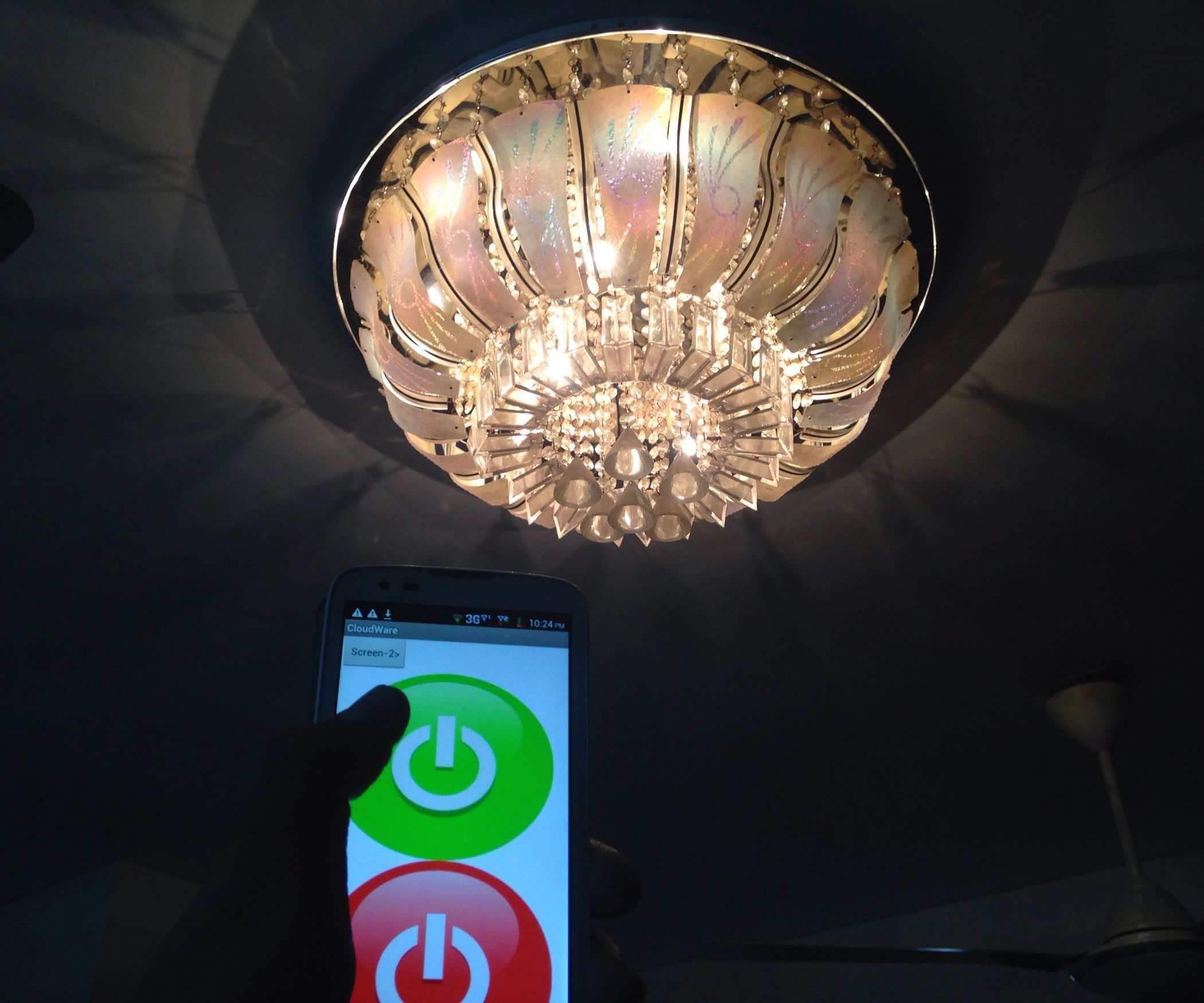 WiFi Controlled Smart Chandelier With LinkitONE : 8 Steps (with ...