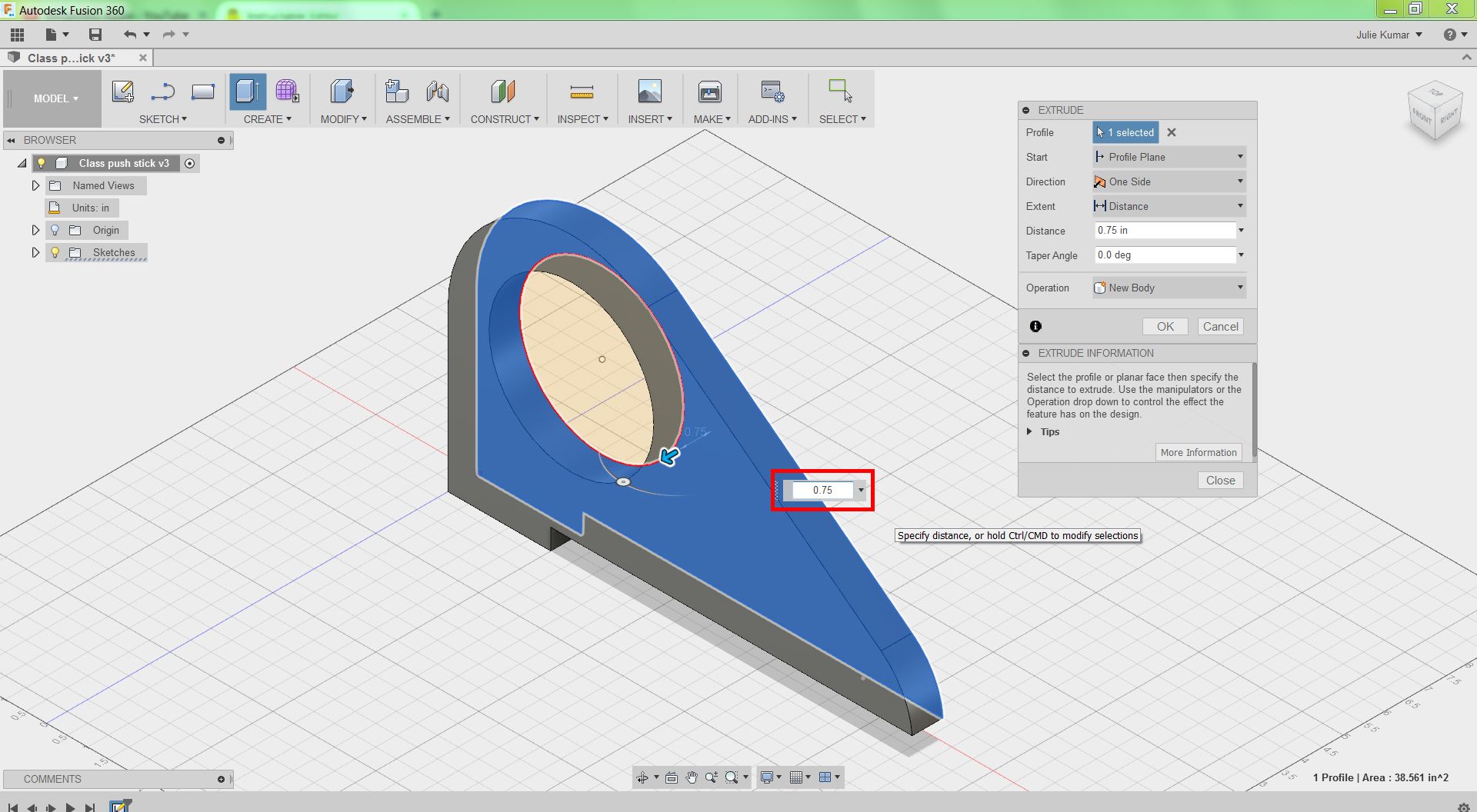 Constraints and Extruding : 11 Steps - Instructables