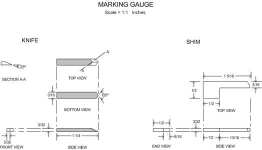 A Marking Gauge You Can't Buy : 9 Steps (with Pictures) - Instructables