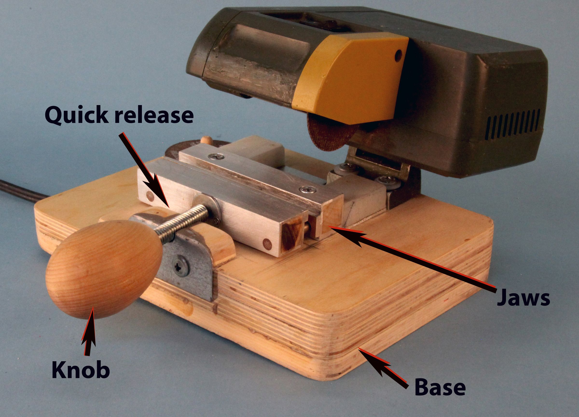 Quick Release Vice Modification on Micro Cut-off Saw : 3 Steps ...