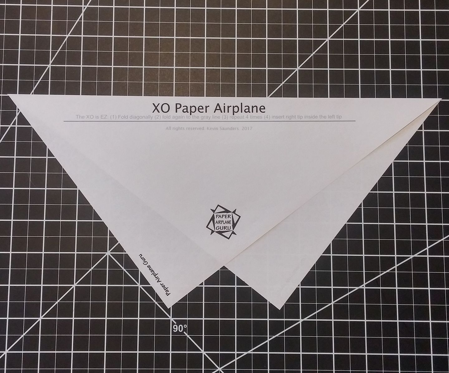 Fold and Fly the XO Paper Airplane : 8 Steps - Instructables