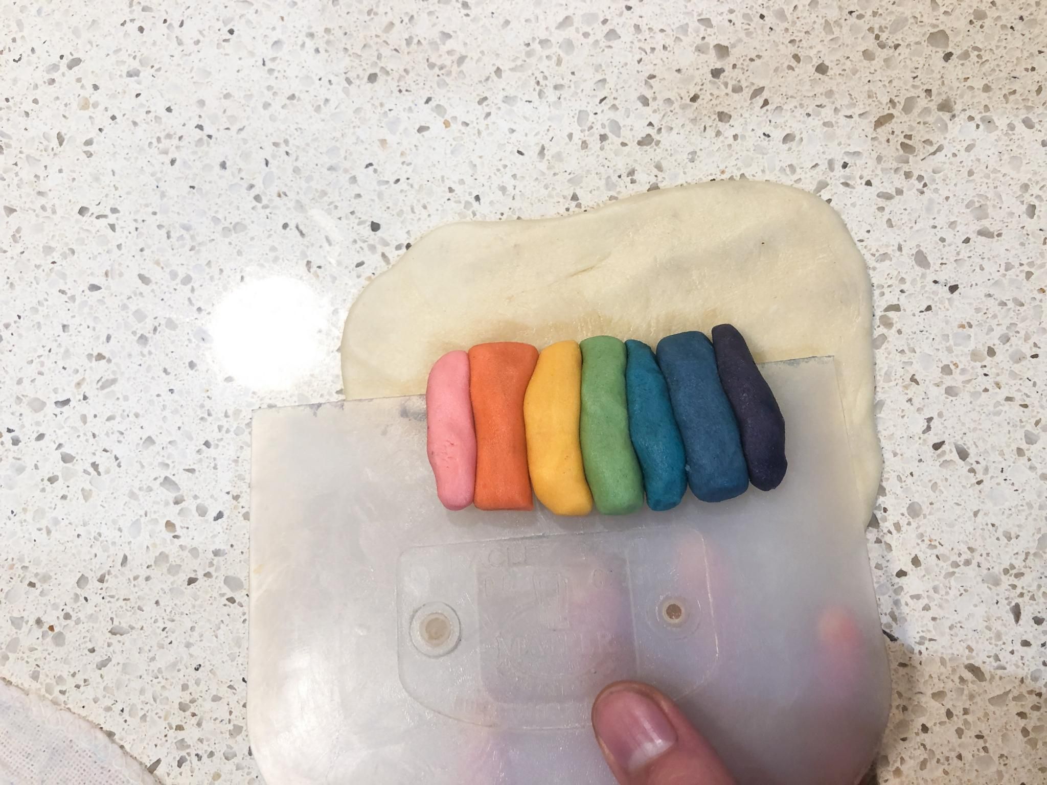 Rainbow Puff Balls With Coconut Filling : 12 Steps (with Pictures ...