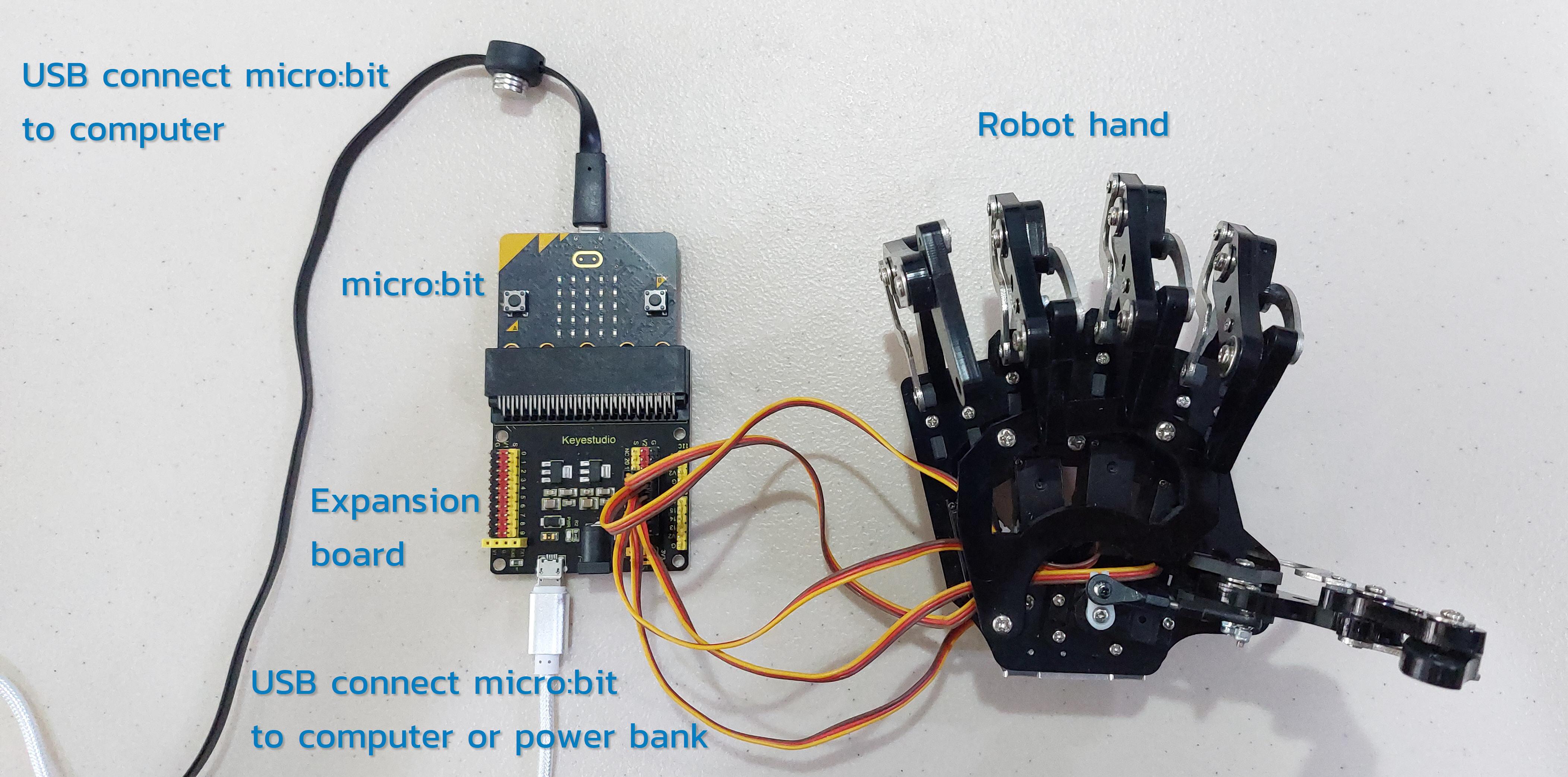 Control Robot Hand With Scratch and Micro:bit : 10 Steps - Instructables