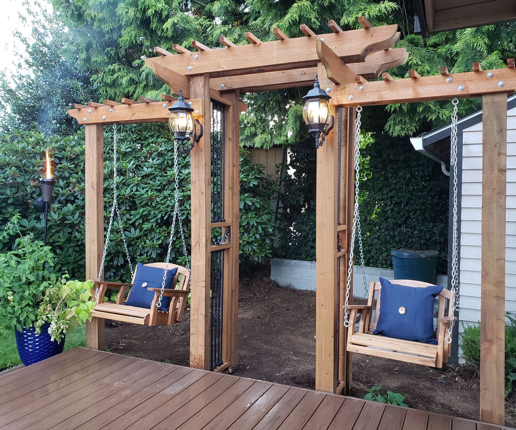 Arbor Arch With Dual Swings : 64 Steps (with Pictures) - Instructables