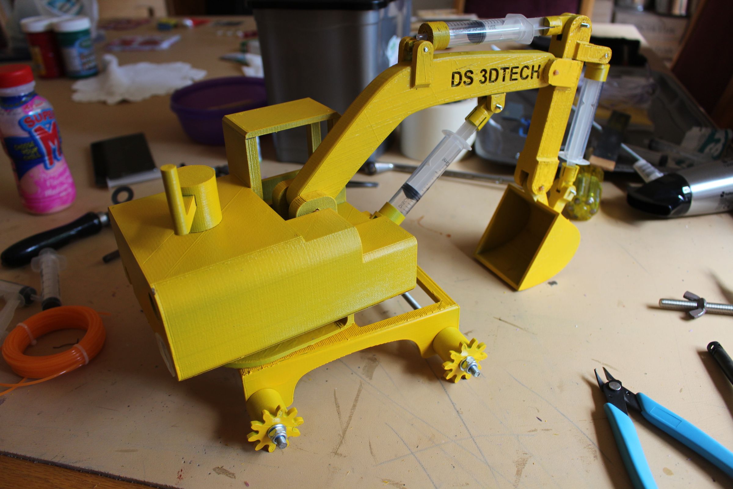3D Printed Excavator : 15 Steps (with Pictures) - Instructables
