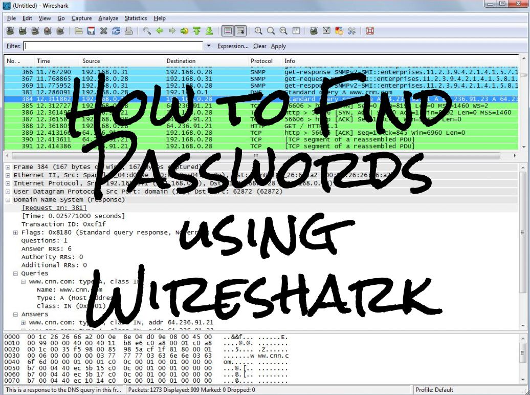 How to Find Passwords Using Wireshark : 7 Steps - Instructables