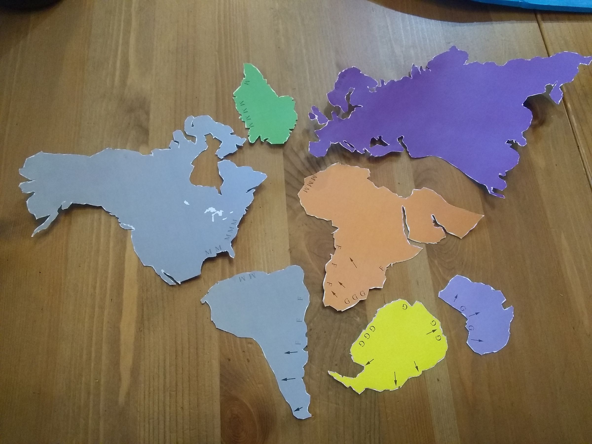 Pangaea Map for Education : 5 Steps - Instructables