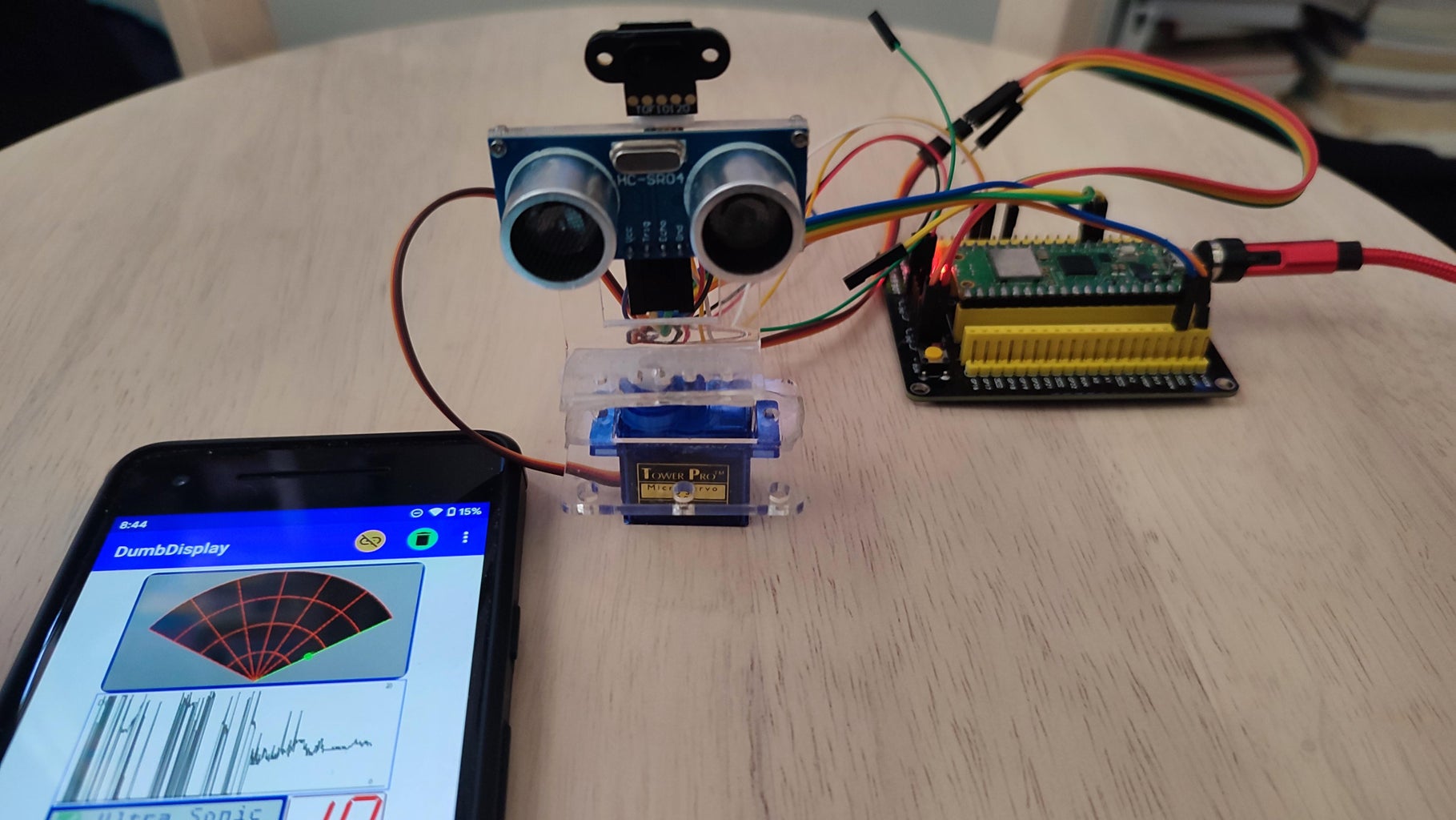 Arduino Experiment Of Ultrasonic Sensor Tof Laser Range Sensor And