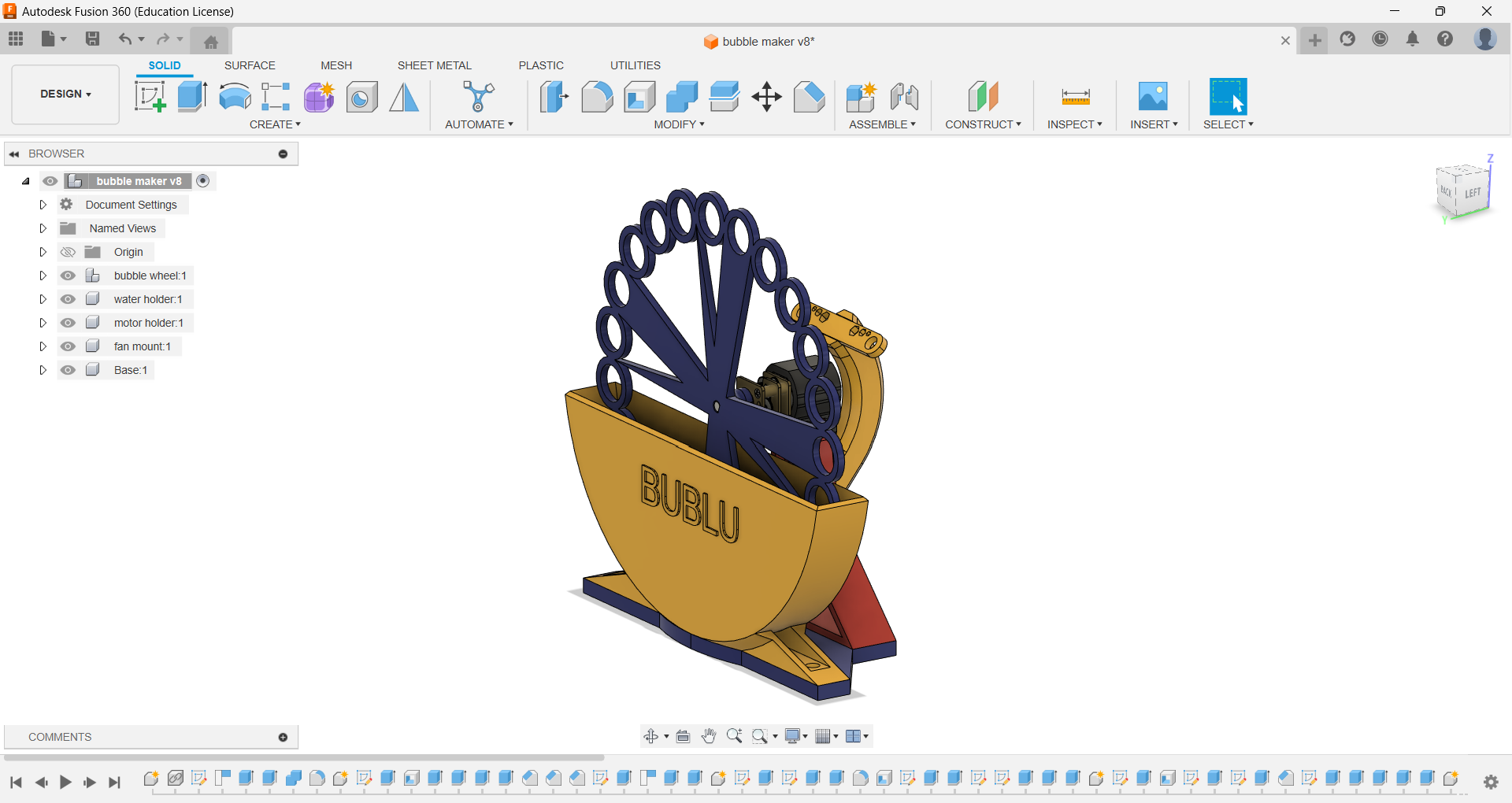 Bublu : 3D Printed Bubble Maker : 3 Steps (with Pictures) - Instructables