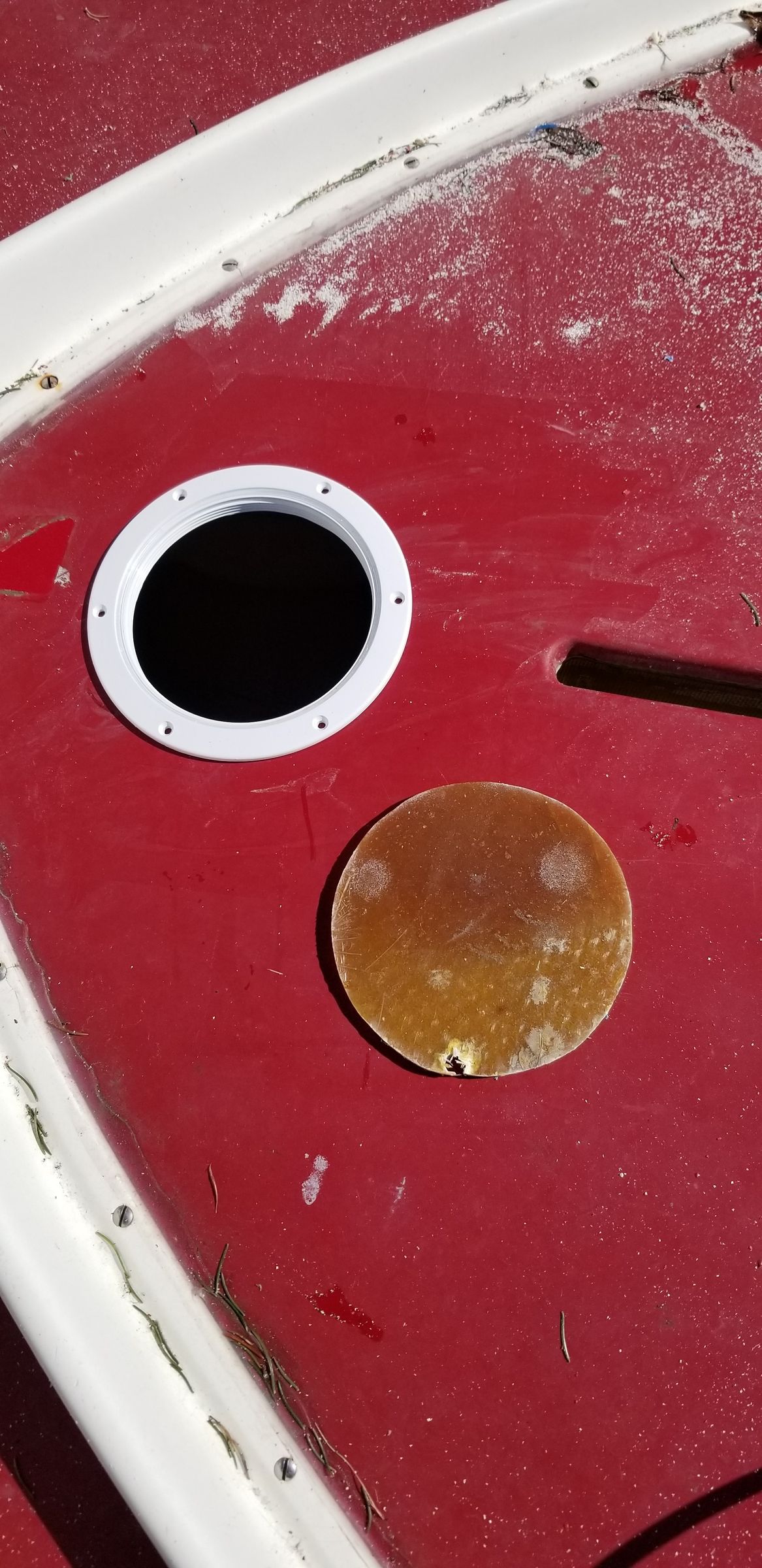 Install an Inspection Port in a Sunfish Sailboat : 10 Steps - Instructables