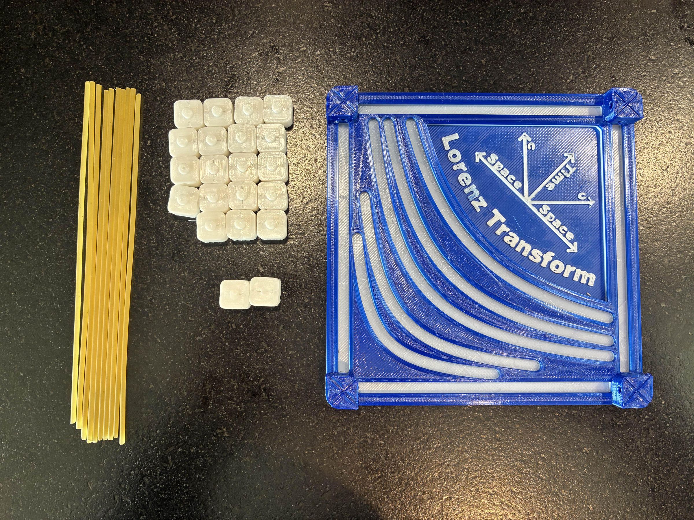 3D Printed Mechanical Lorentz Transform - Visualize Spacetime : 15 ...