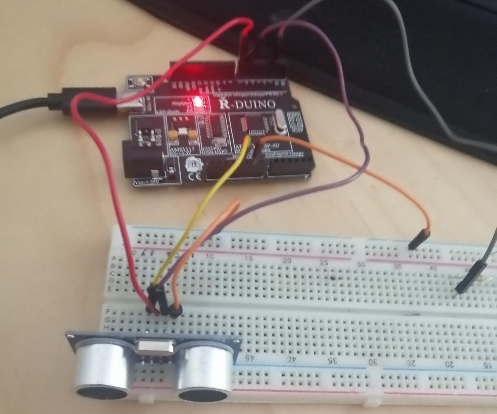 Blink S Ultrazvukovým Senzorem S Ř-duino : 3 Steps - Instructables