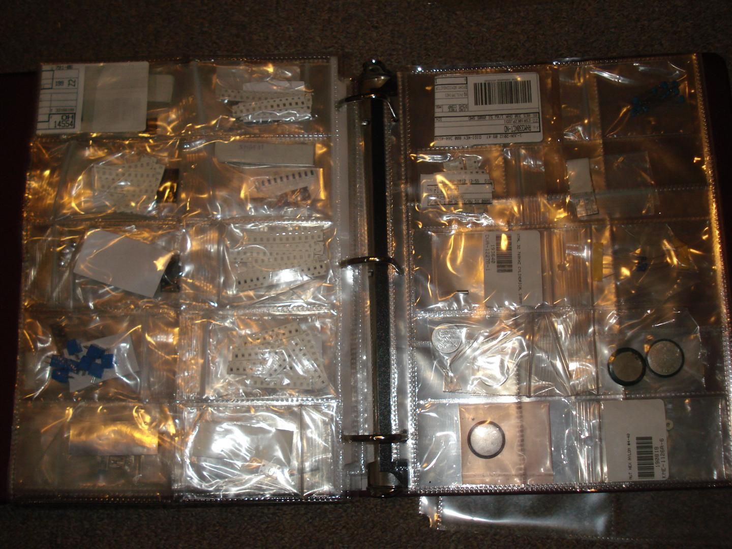 Neat Electrical Component Organizing in Binders (with Pictures ...