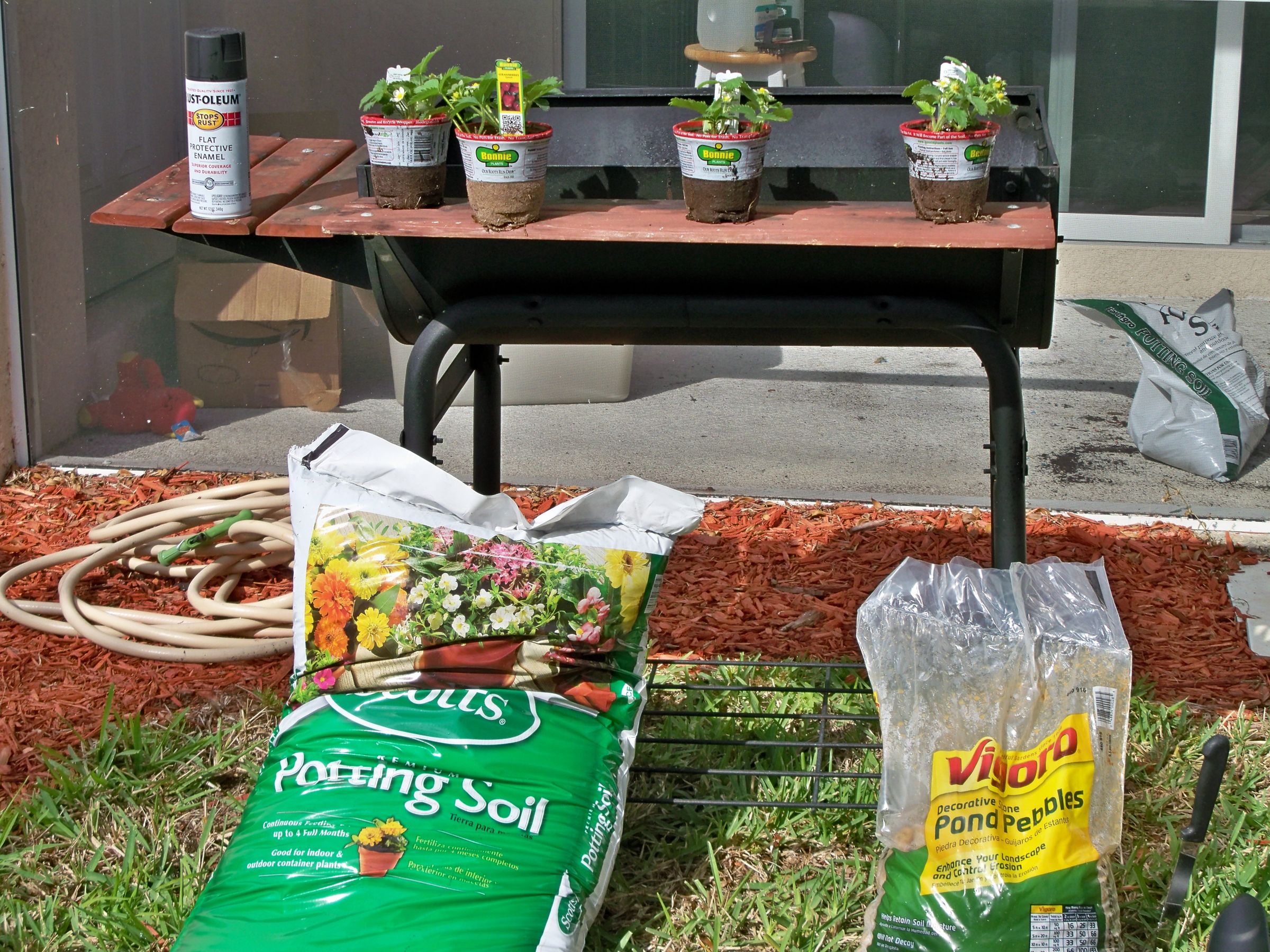 Upcycle a Discarded Grill/Smoker to a Fun Planter Box(updated) : 4 ...