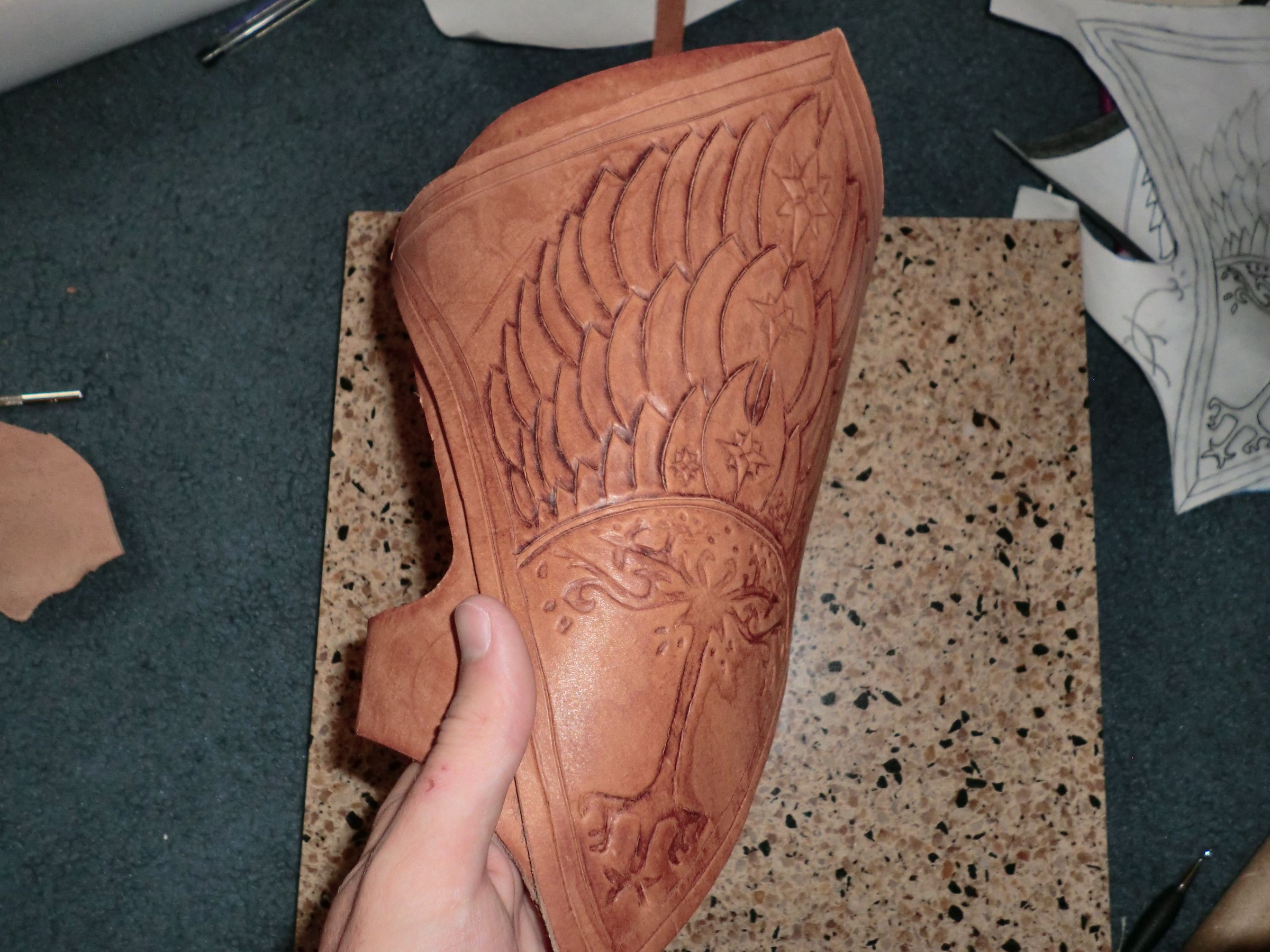 Aragorn's Leather Vambraces From Lord of the Rings : 3 Steps (with ...