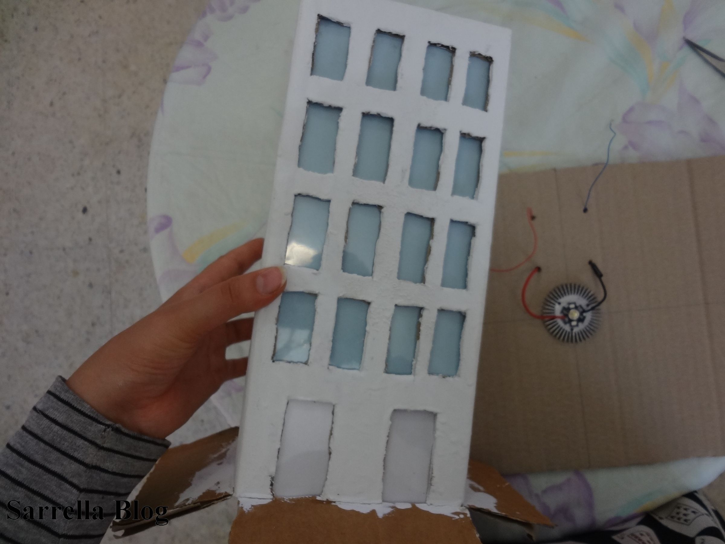 Decorative Cardboard Building With Soft Light : 30 Steps (with Pictures ...