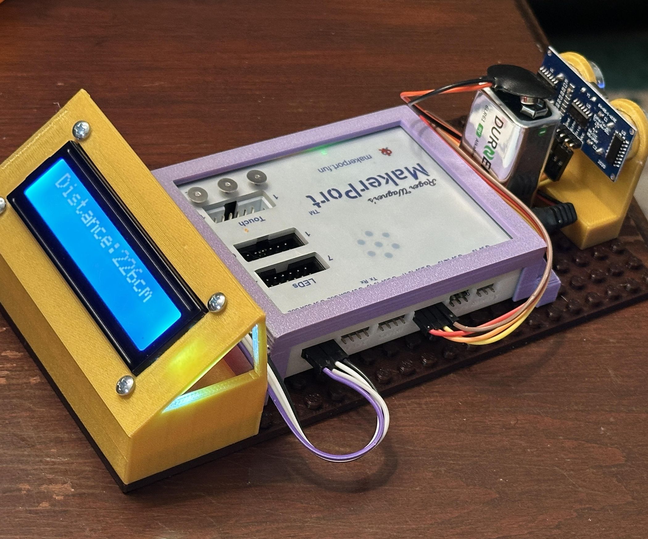Distance Meter for the MakerPort Using 3D Printed LEGO Designed Parts ...