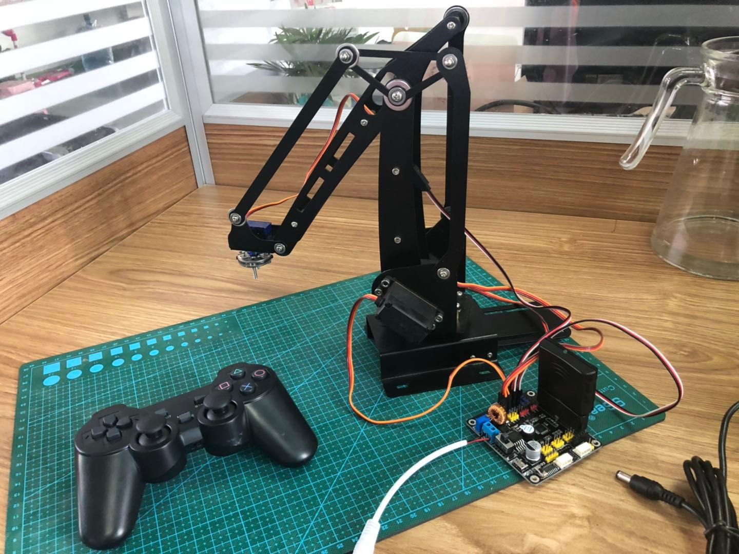 How to Control a 4dof High Power Big Size Robot Arm With Arduino and ...