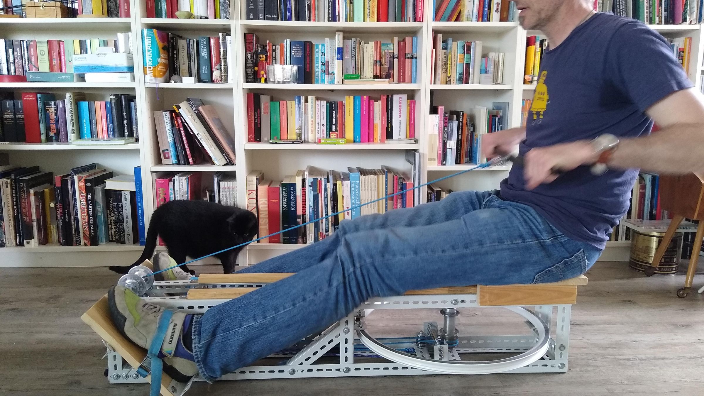 The RatRodRower - a Rowing Machine From Used Bike Parts : 10 Steps ...