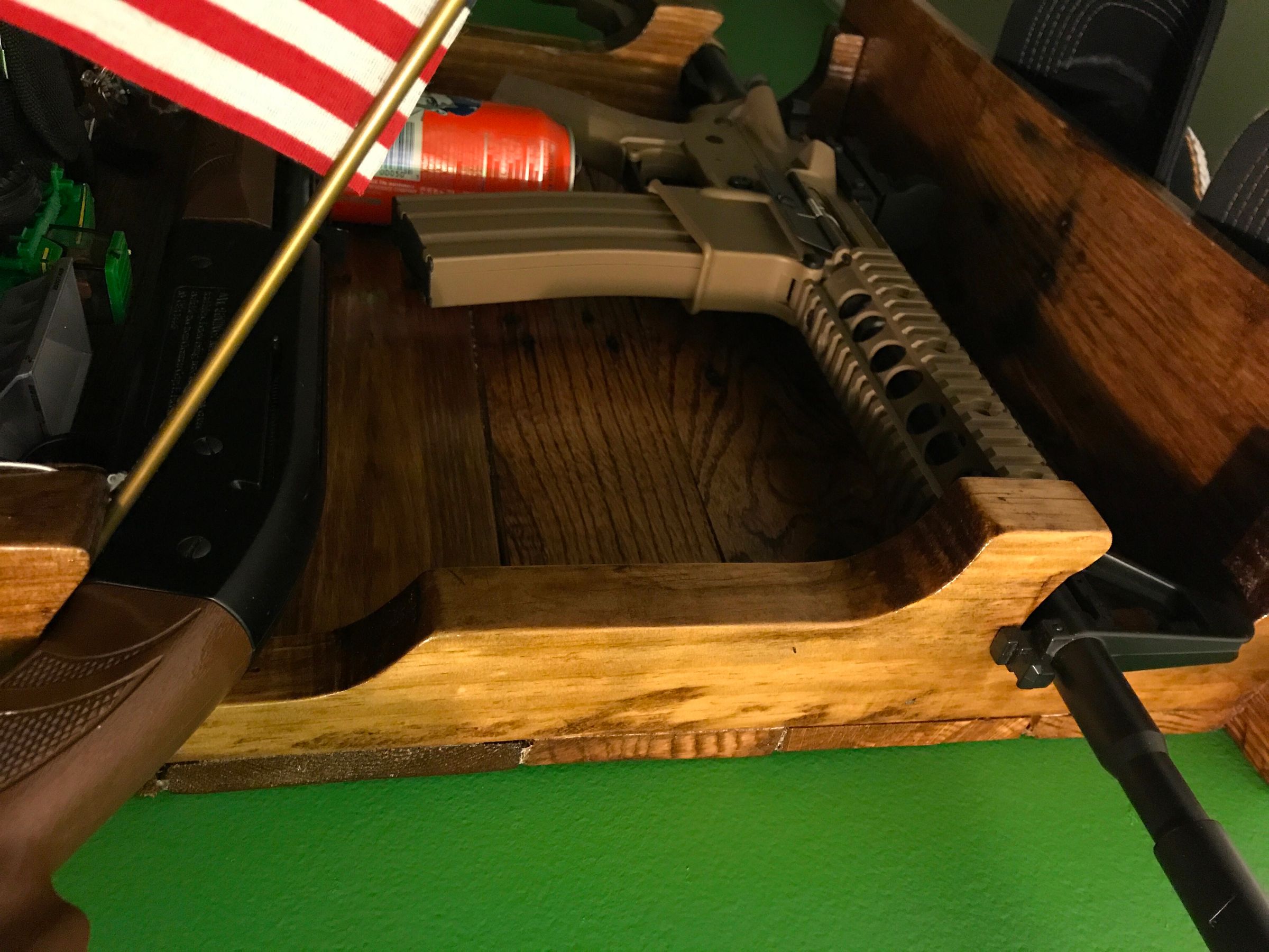 Pellet Gun Rack Made From Pallets. for All the Buds. : 7 Steps ...