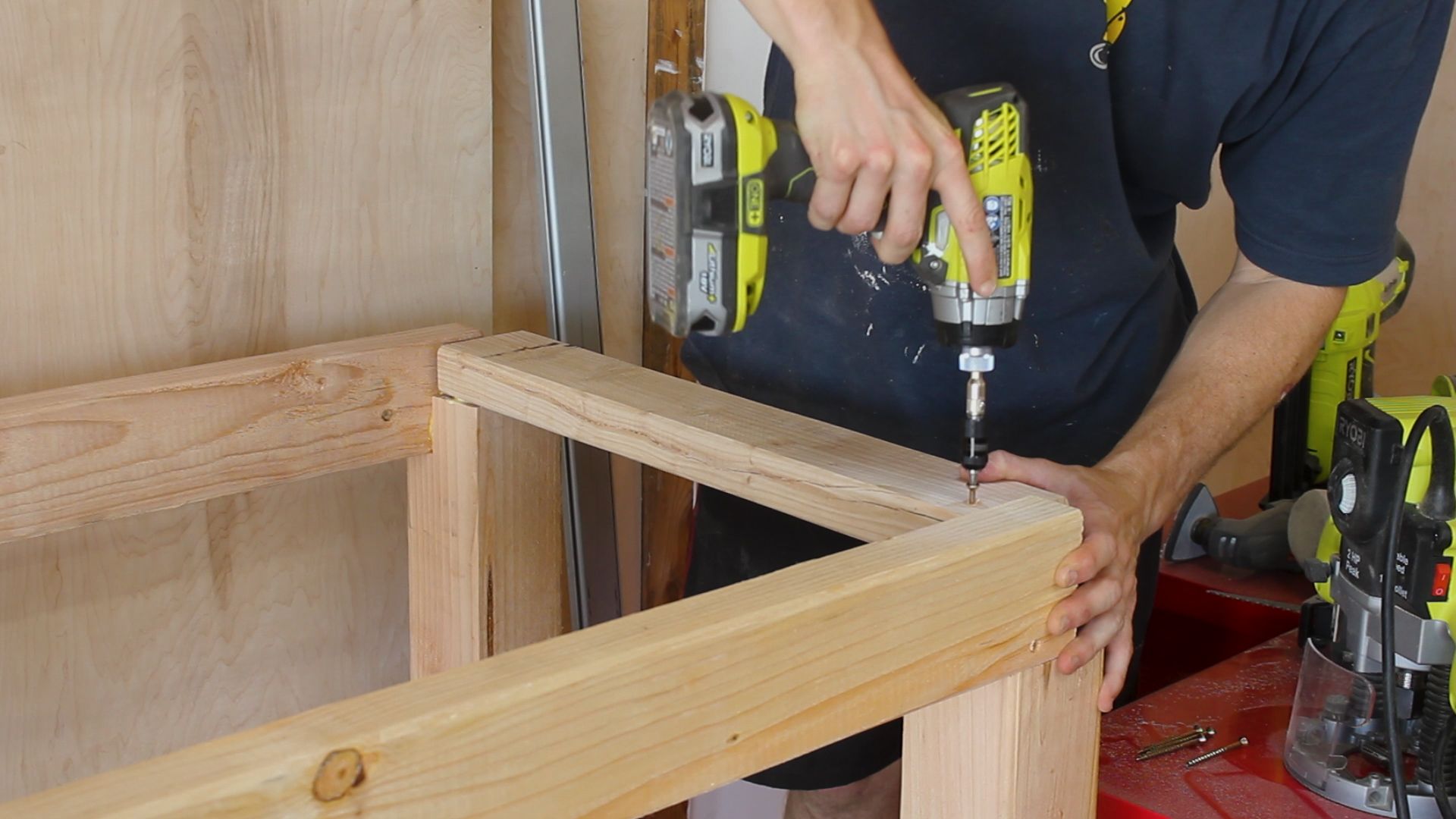 $100 10ft Work Bench/Surface With Storage : 12 Steps (with Pictures ...