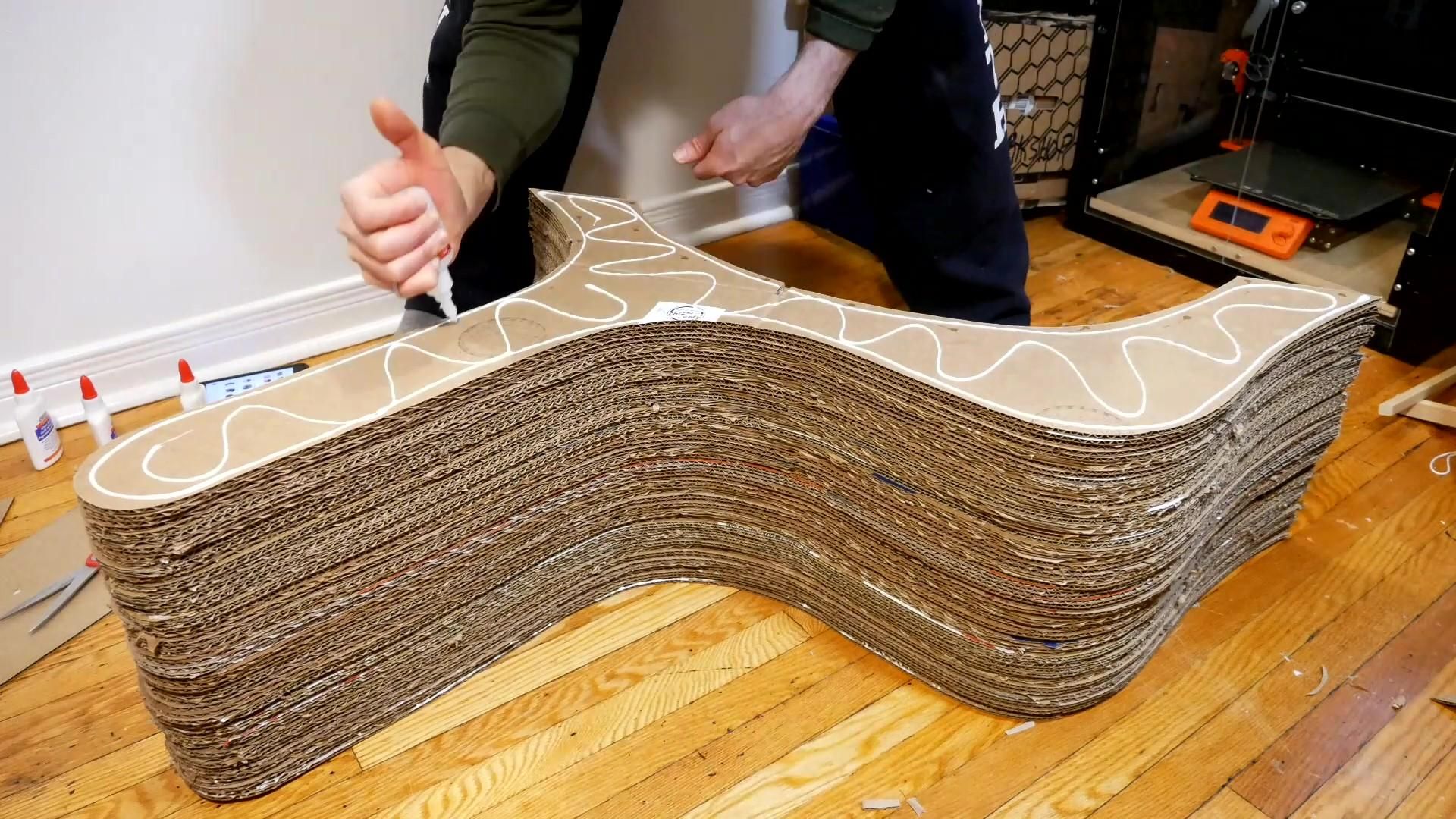 Modern Cardboard Chair : 5 Steps (with Pictures) - Instructables