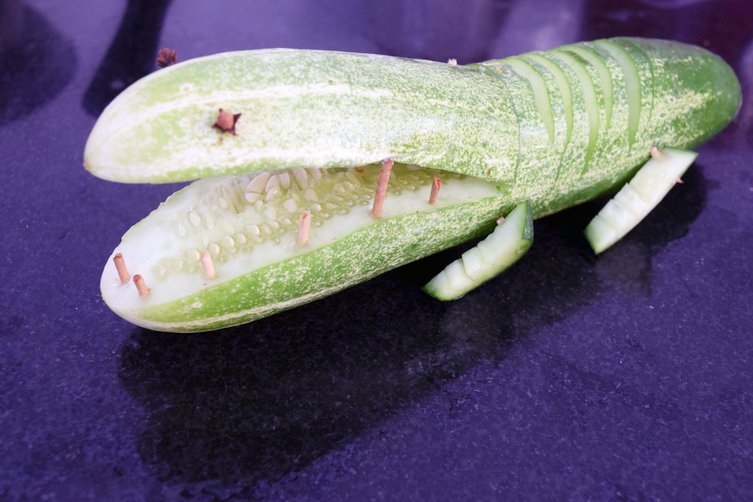 Cucumber Crocodile : 5 Steps - Instructables